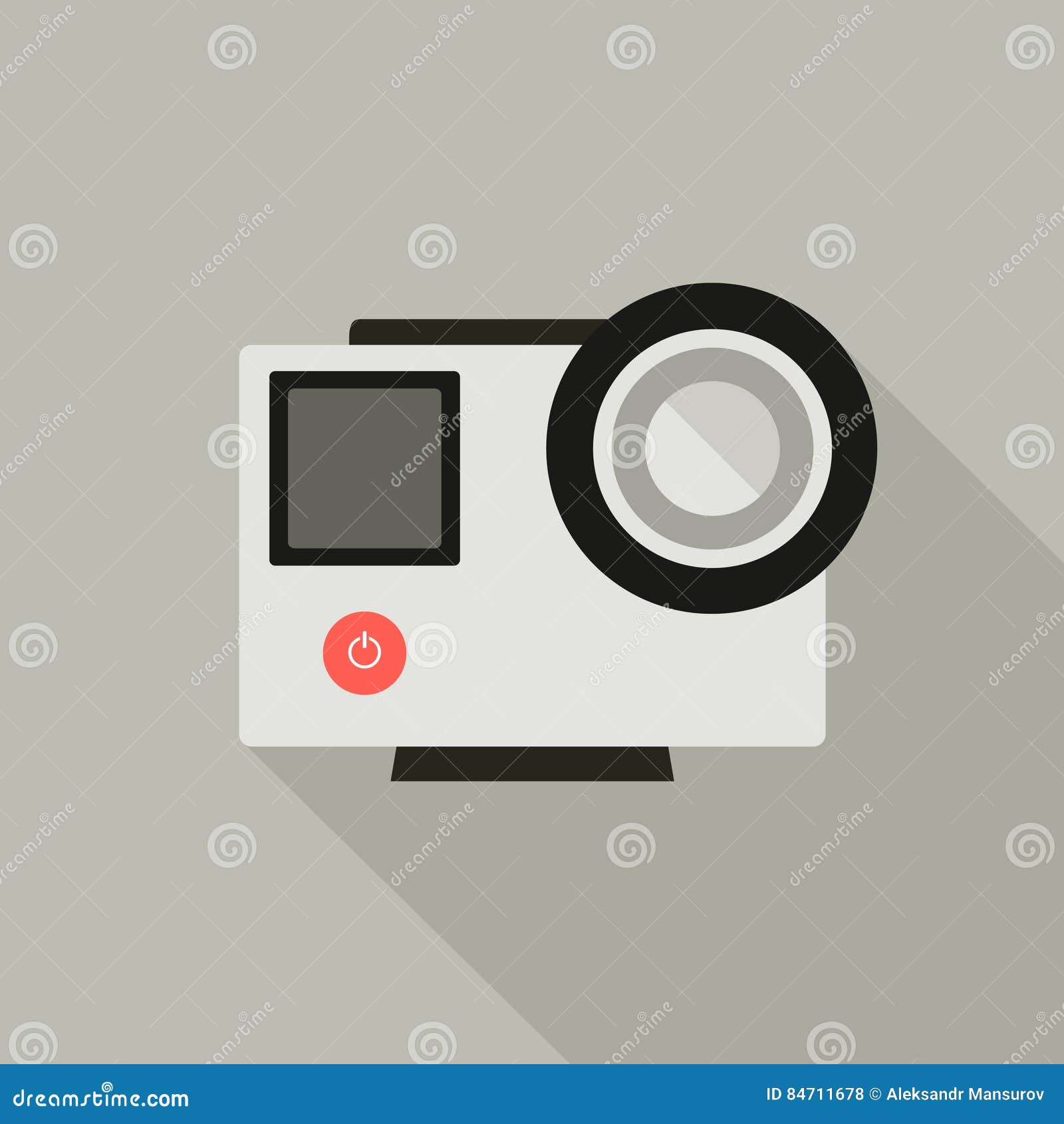 Go Pro camera stock vector. Illustration of design, silhouette - 84711678