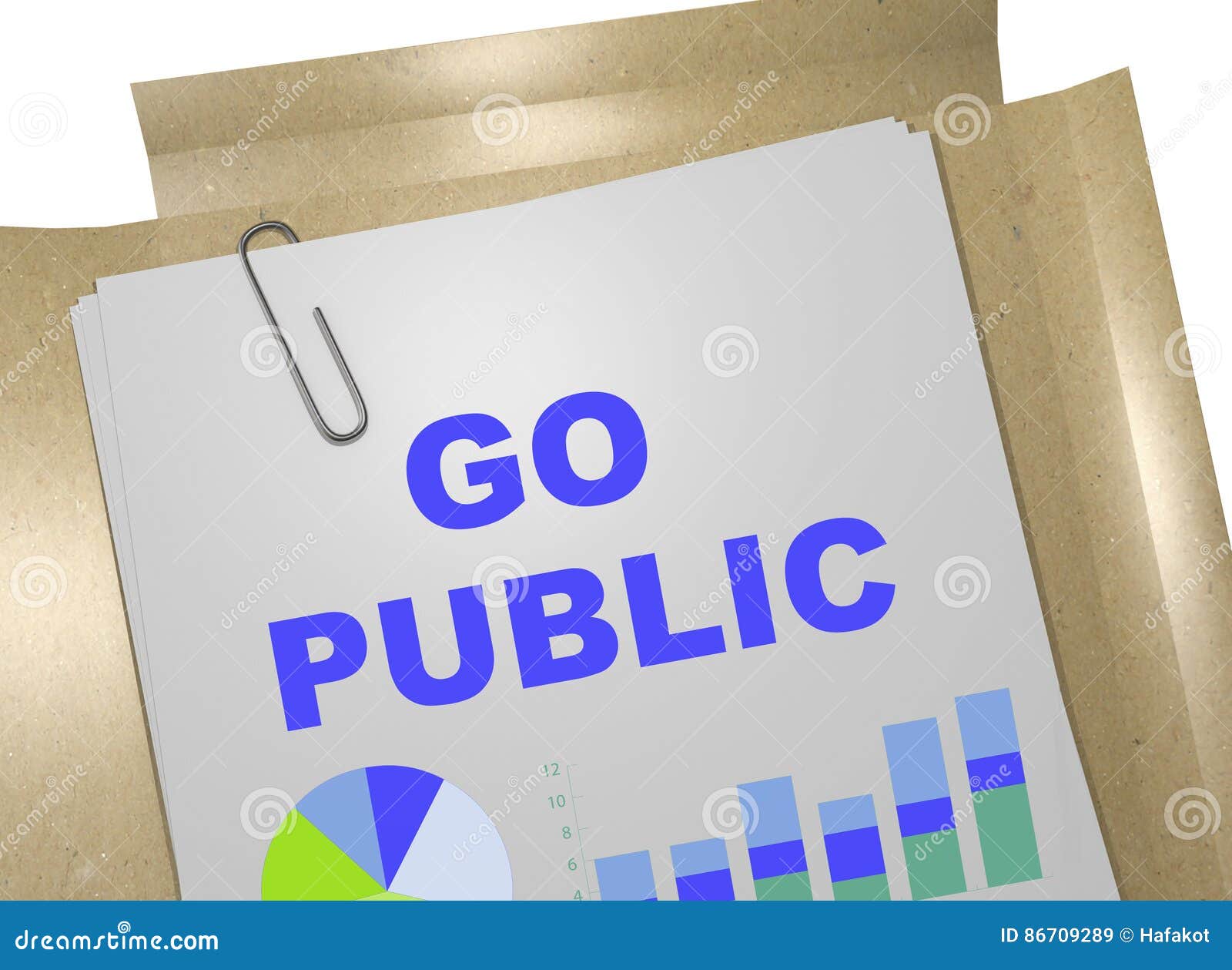 Go Public - Business Concept Stock Illustration - Illustration of debut ...