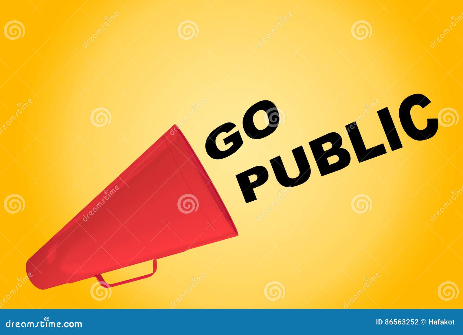 Go Public concept stock illustration. Illustration of money - 86563252