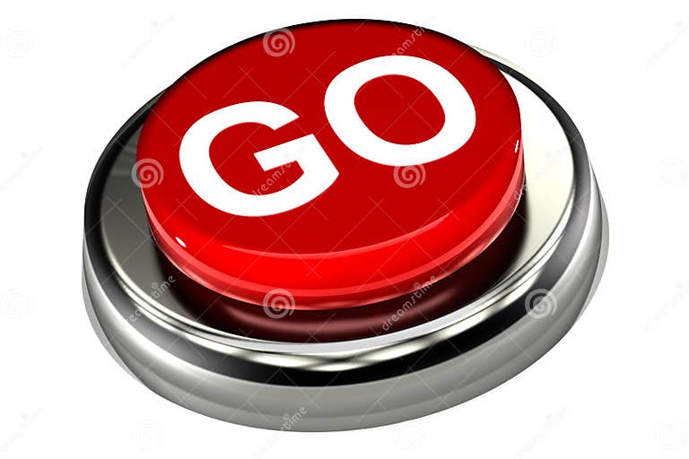 Go Push Button stock illustration. Illustration of push - 17861966