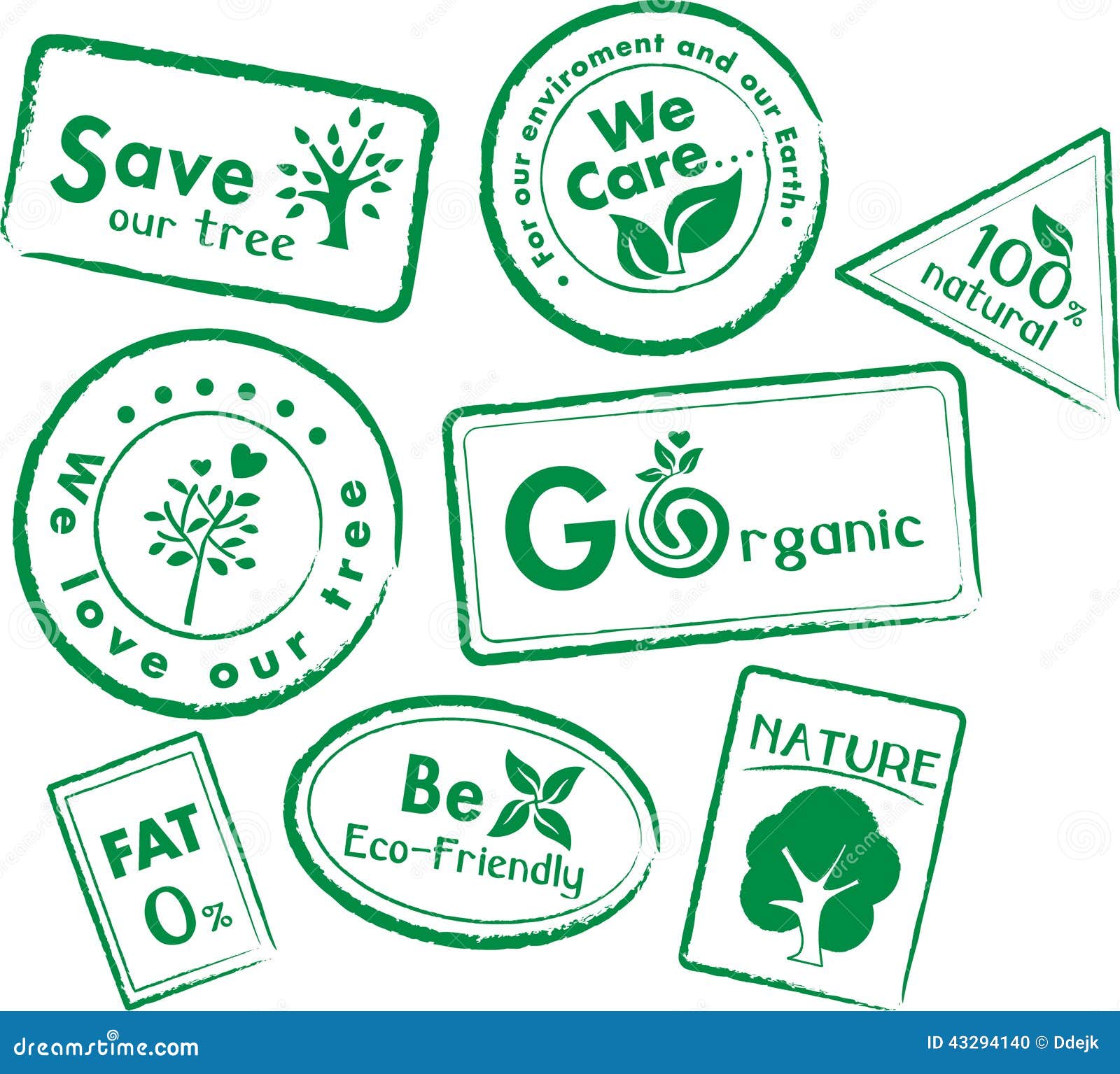 Go Recycle, Go Green Icon Set Stock Vector - Illustration of background ...
