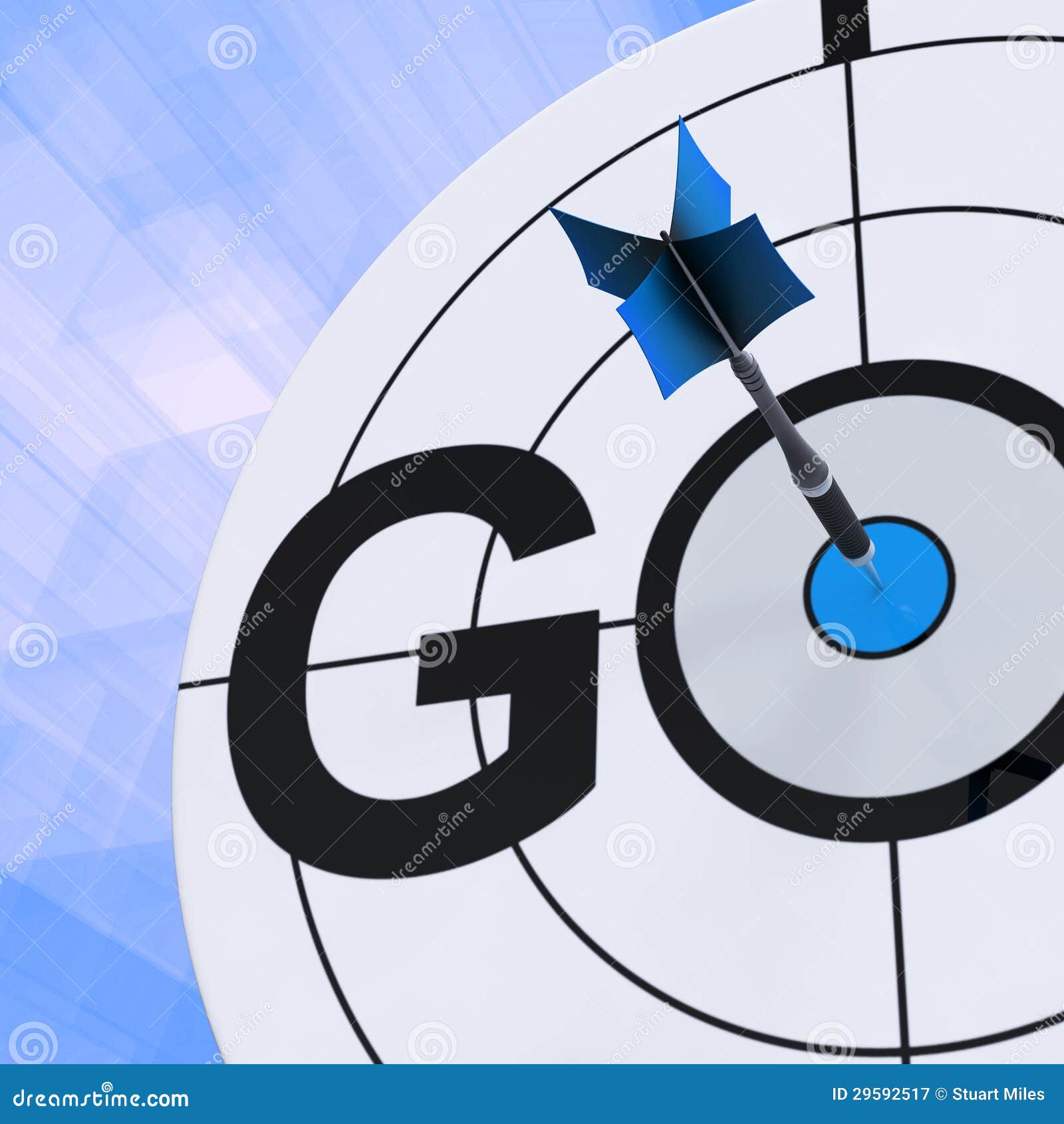 Go Shows To Start Race Action Now Stock Illustration - Illustration of ...