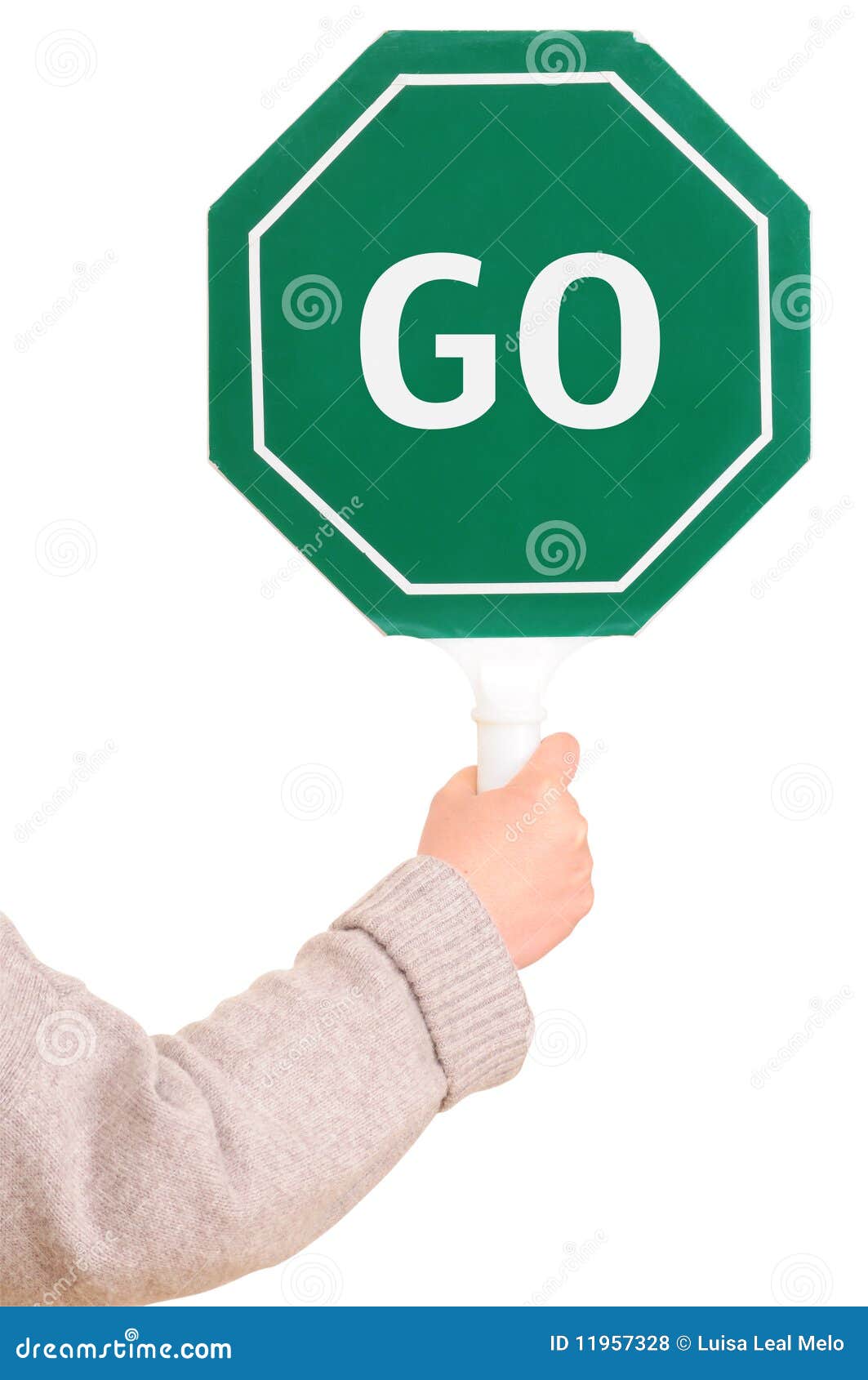 Go sign stock photo. Image of open, holding, confidence - 11957328