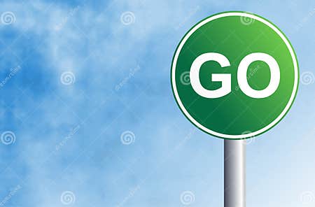 Go Sign stock illustration. Illustration of industry, designs - 55906