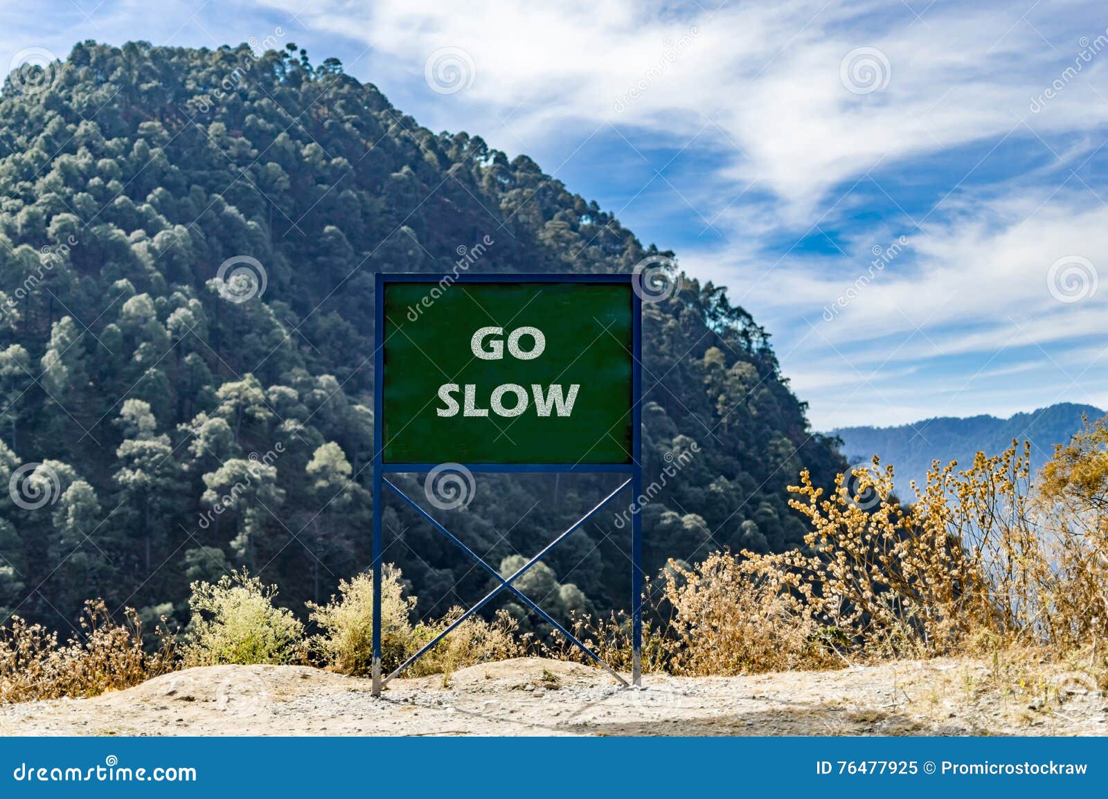 Go slow stock image. Image of hill, mountains, slopes - 76477925