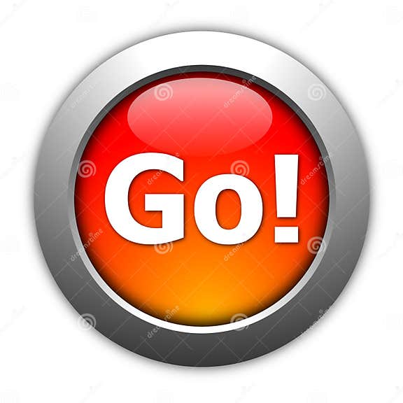 Go or start button stock illustration. Illustration of computer - 11148690