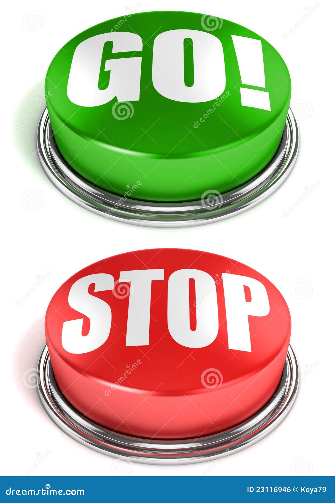 Go stop buttons stock illustration. Illustration of design - 23116946