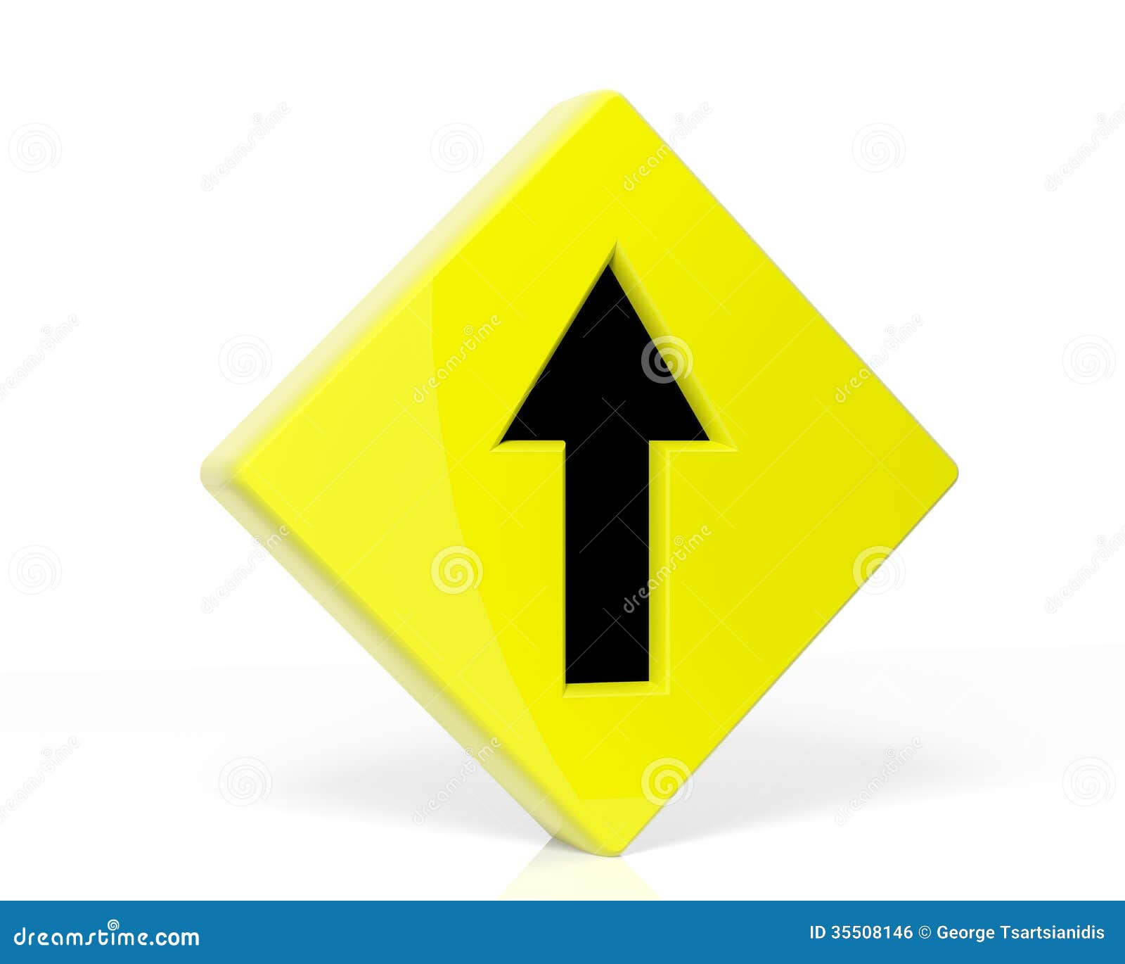 Straight Street Sign