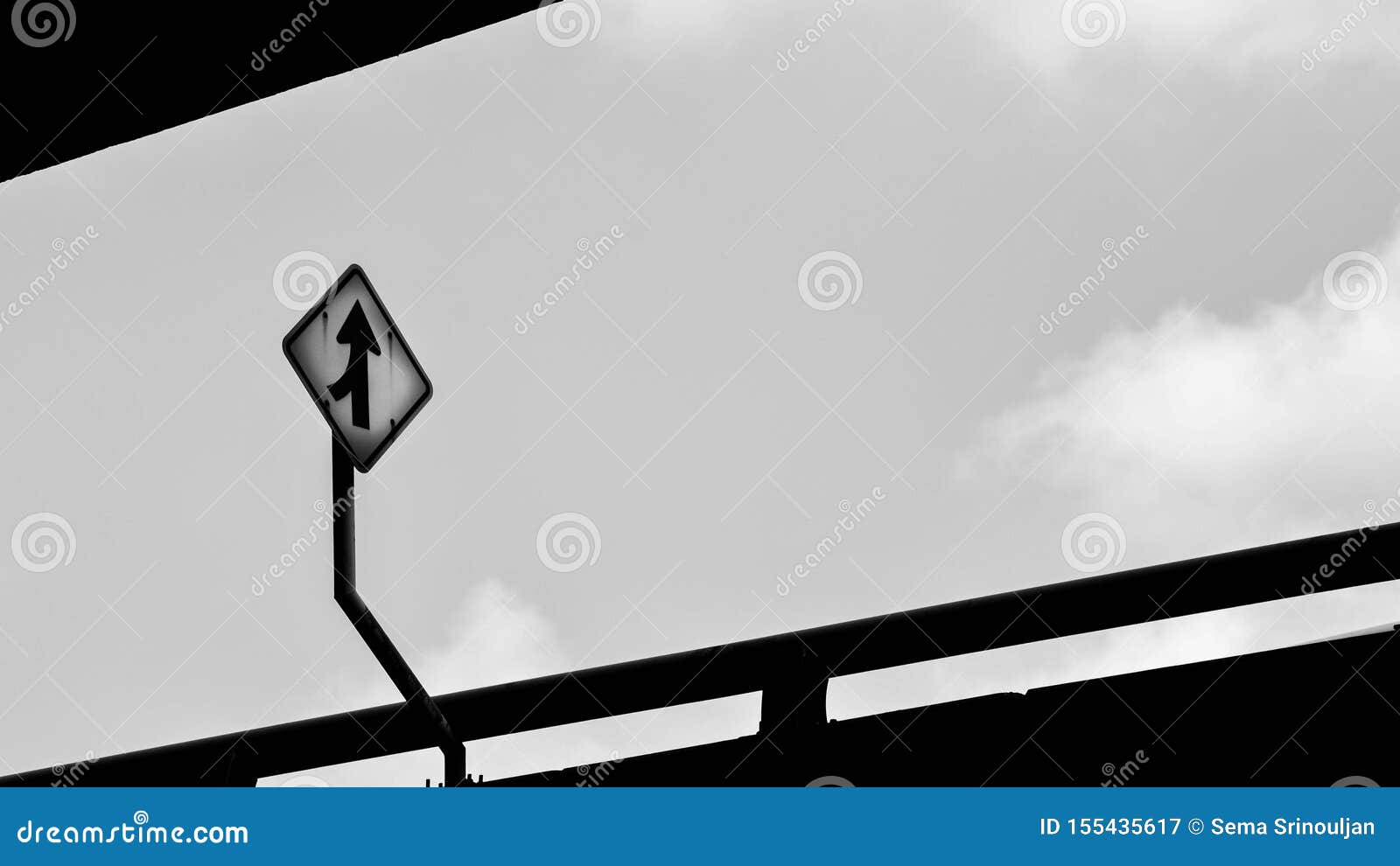 Go Straight or Turn Left Traffic Sign. Stock Image - Image of left ...