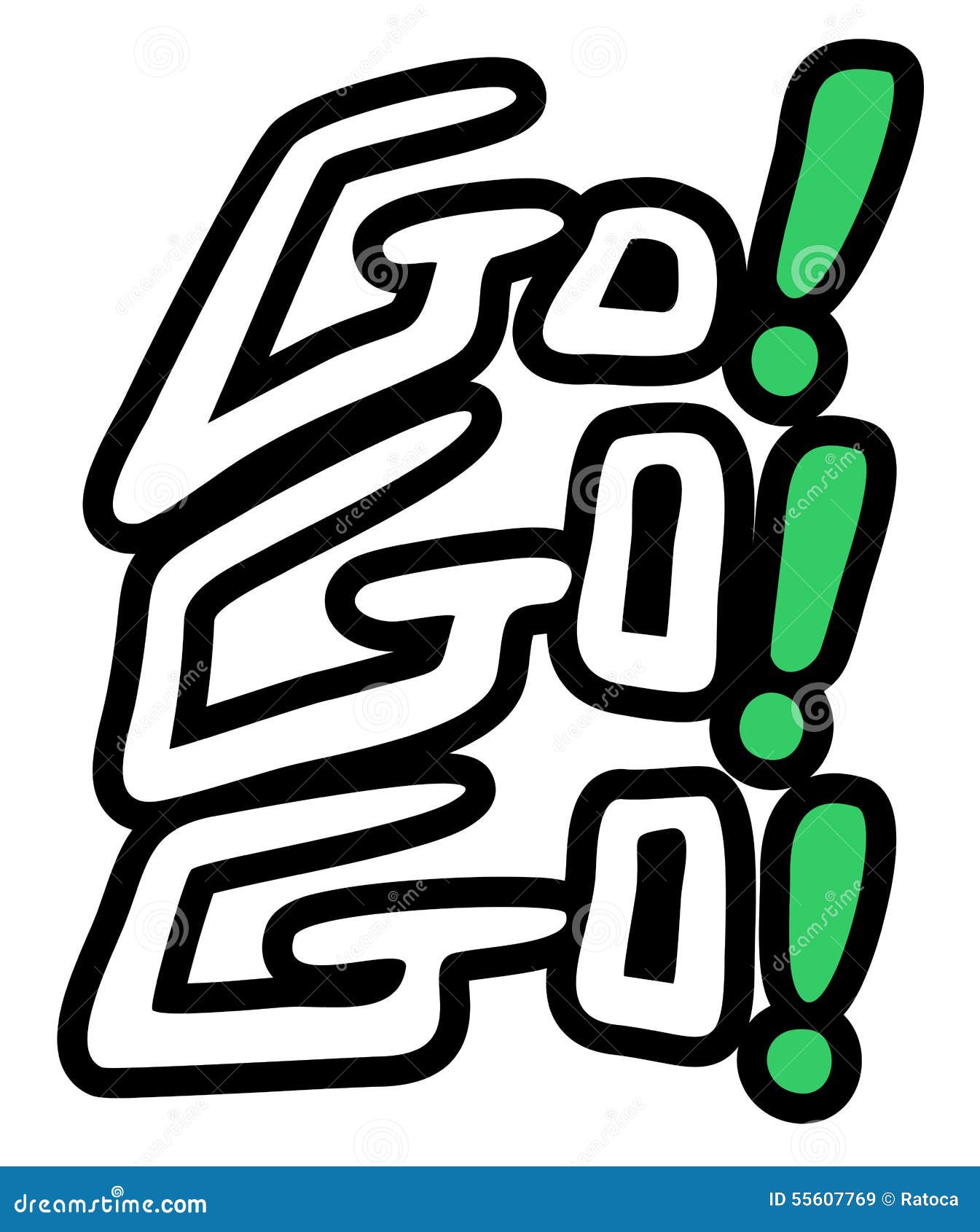 Go symbol stock vector. Illustration of sign, race, green - 55607769
