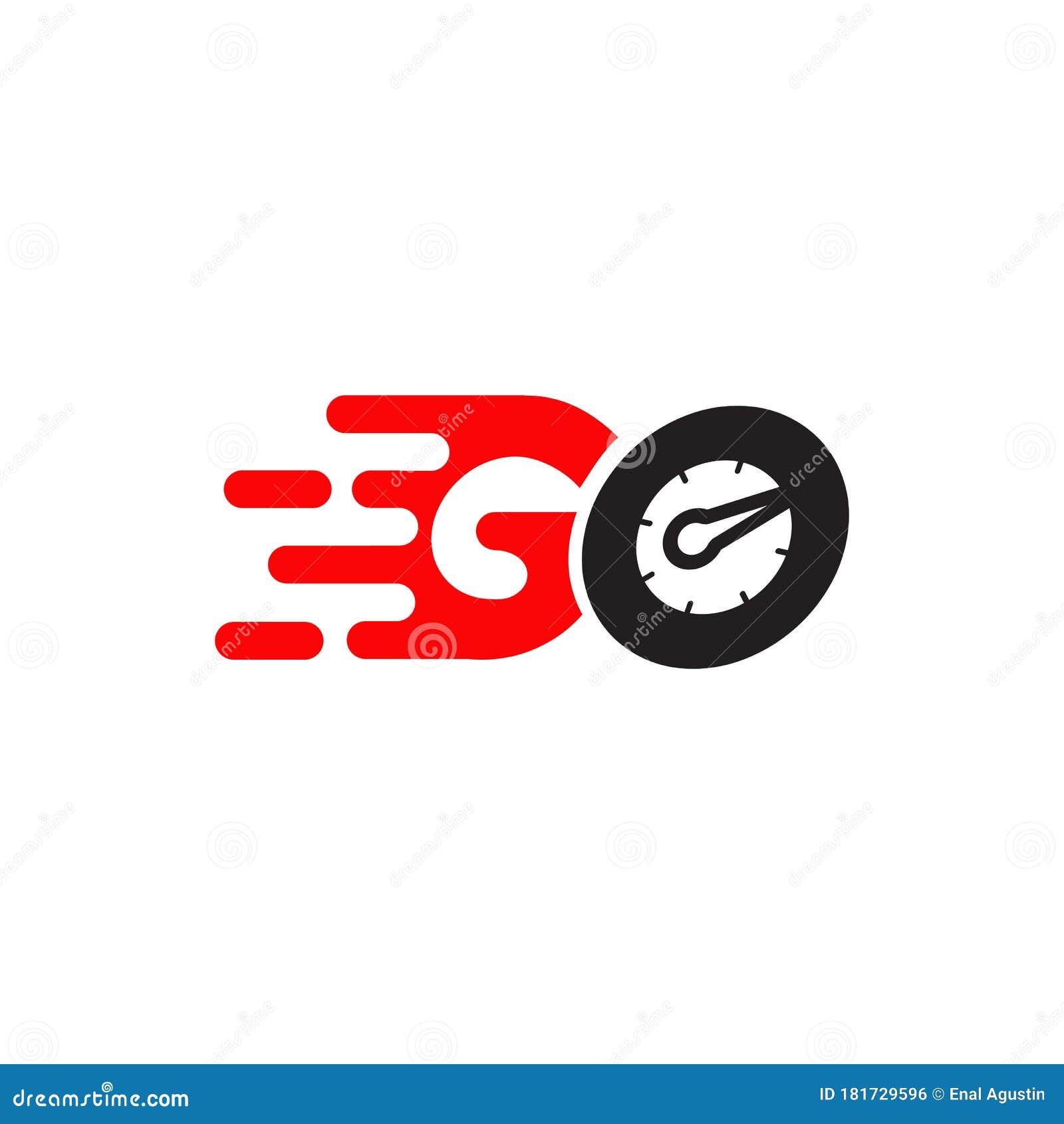 Go text logo design vector stock vector. Illustration of abstract ...