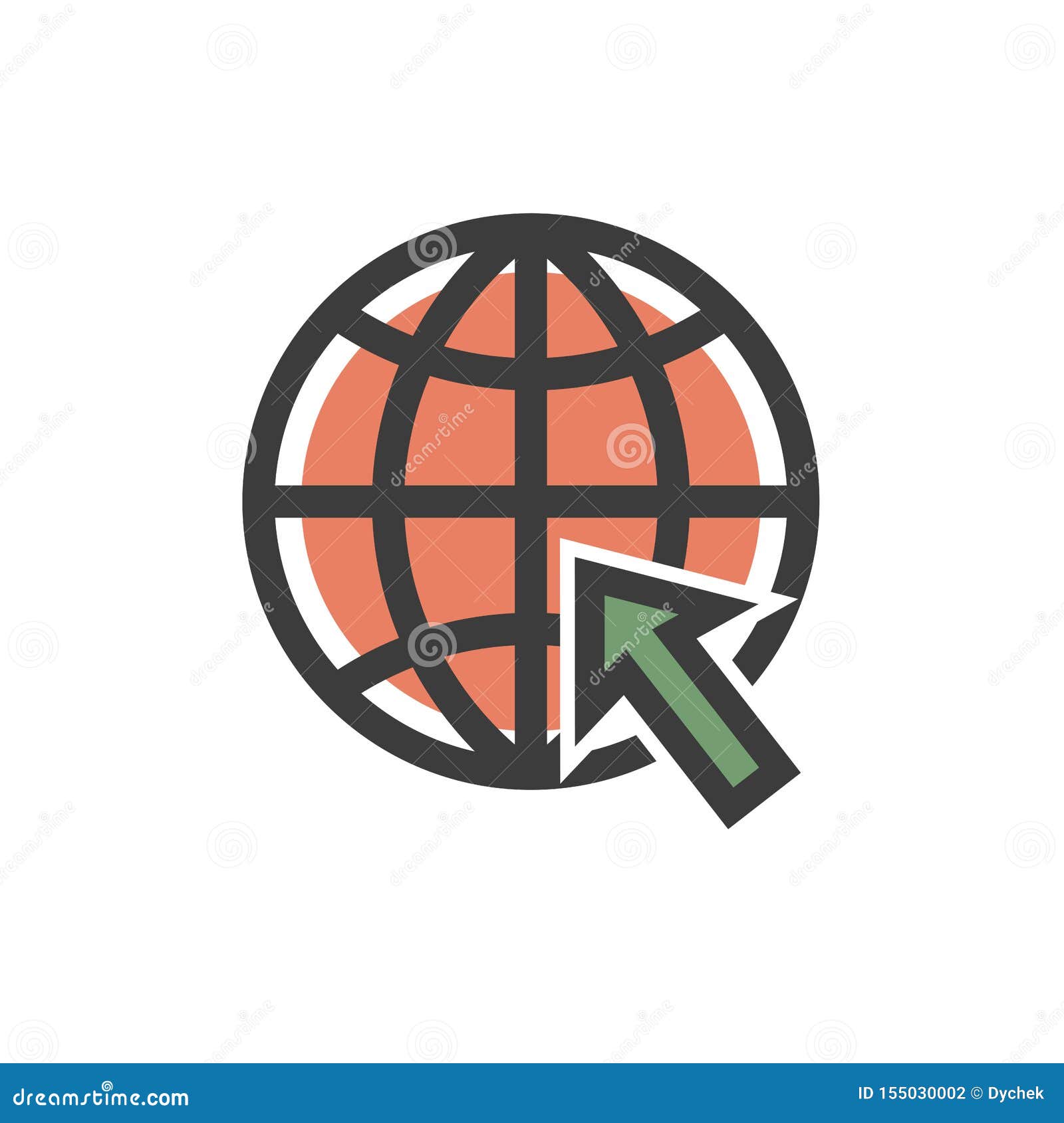 Go To Icon. Simple Flat Vector Illustration Stock Vector - Illustration ...