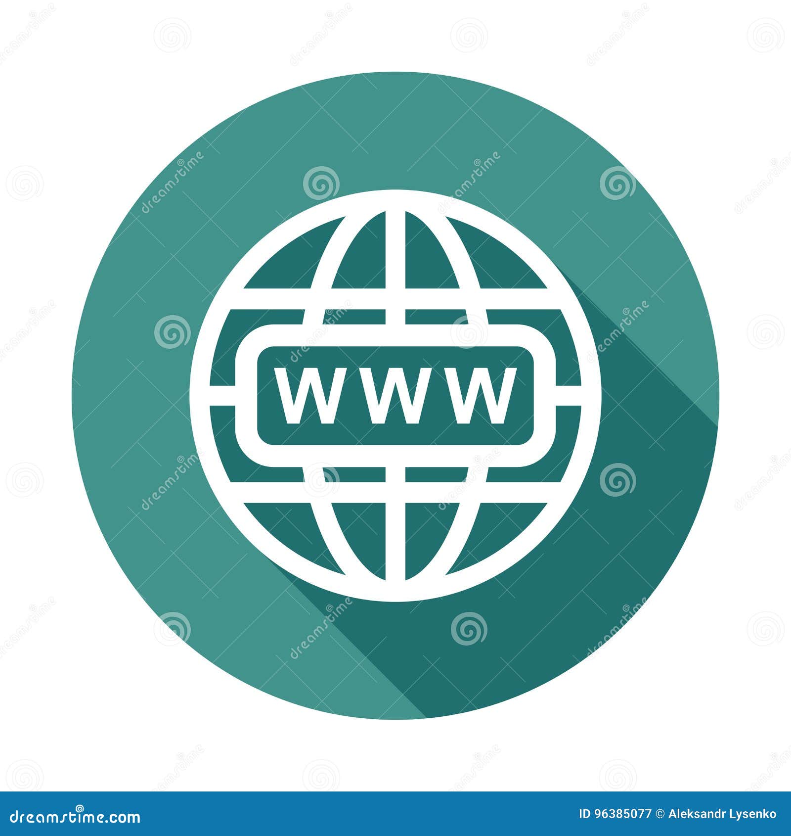 Go To Web Icon. Internet Flat Vector Illustration for Website on Stock ...