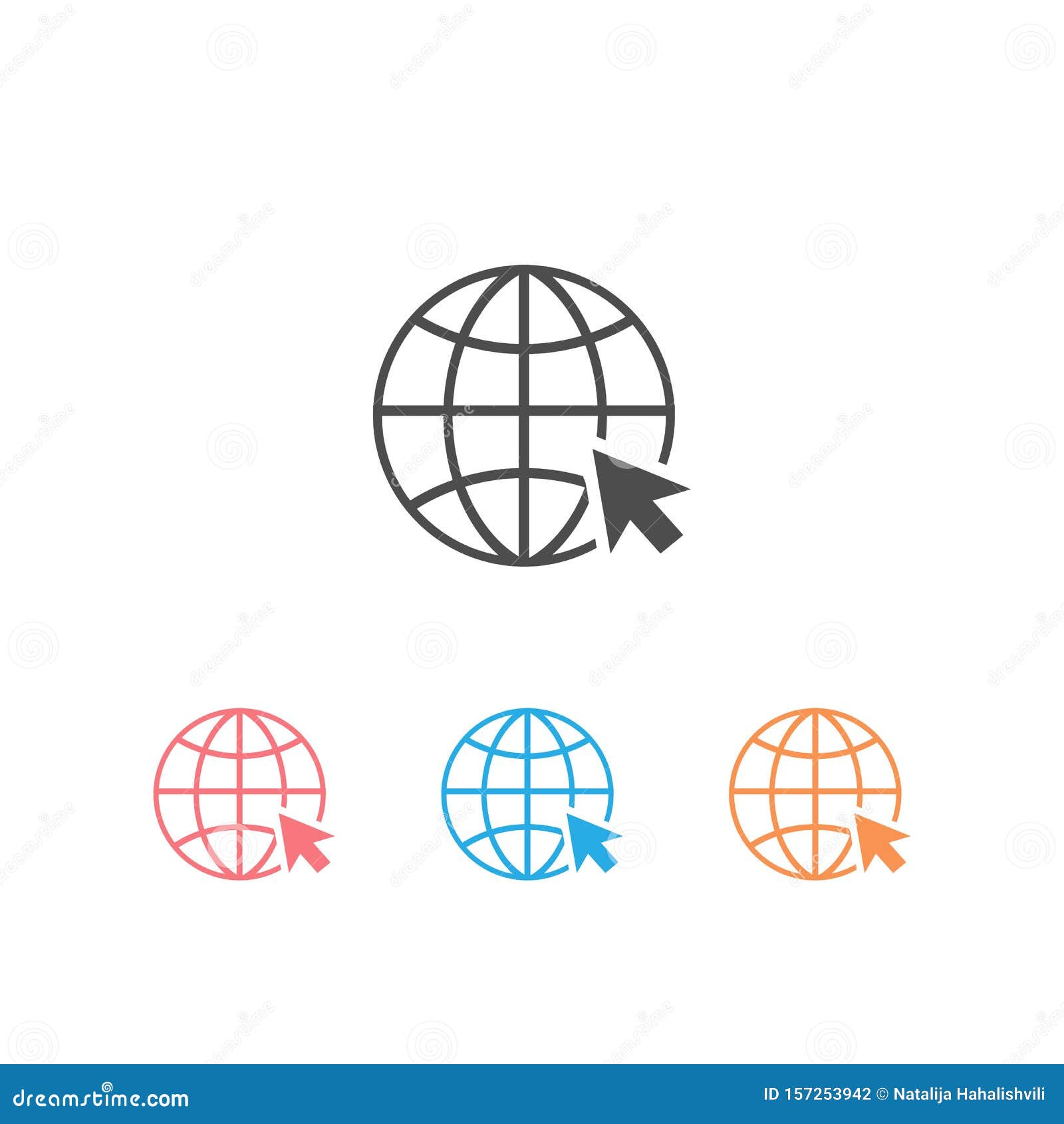 Go To Web Icon Set Vector Illustration Background Stock Vector ... Go To Web Icon Set Vector Illustration Background Stock Vector ...