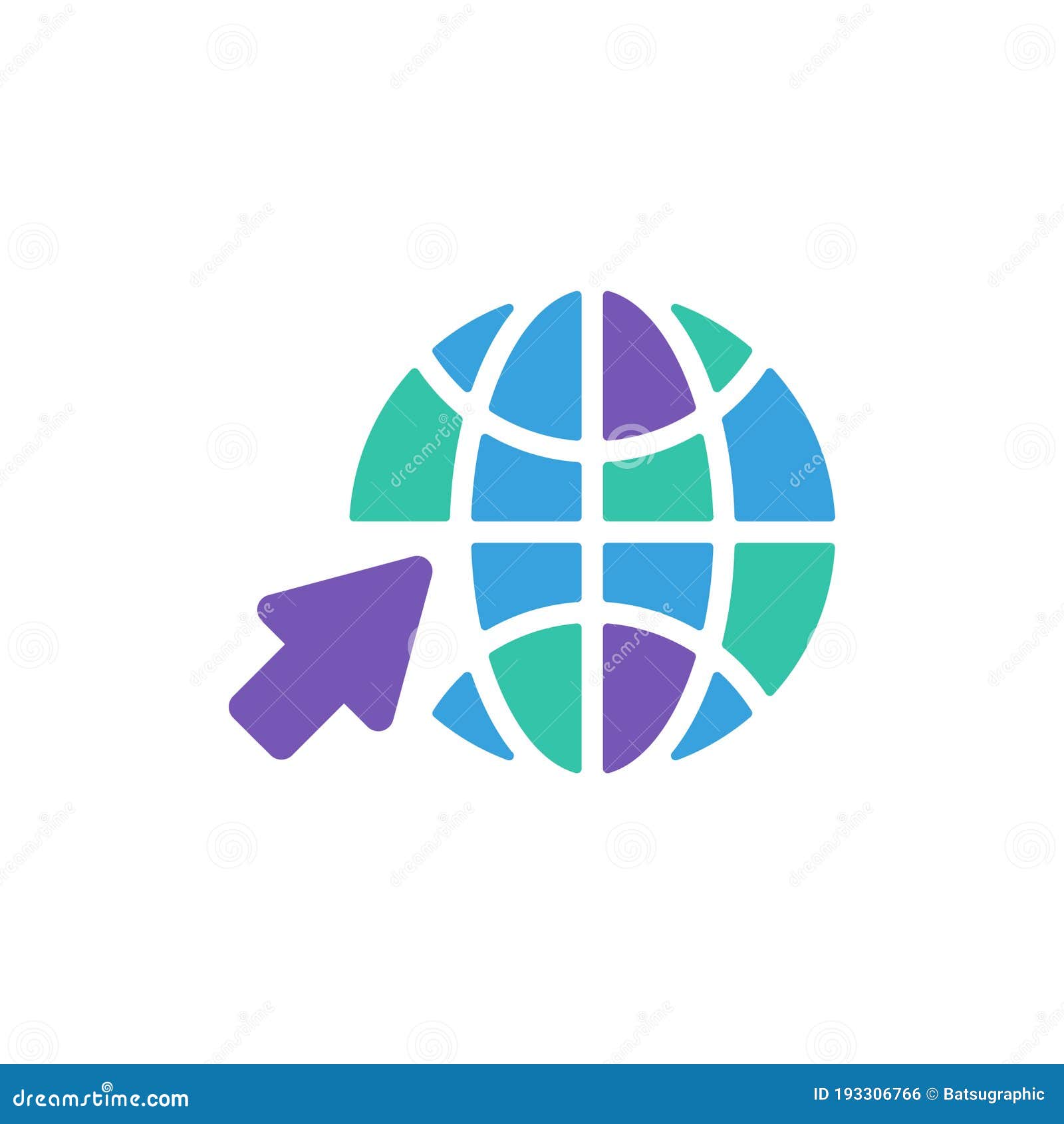 Go To Web Vector Icon Logo Design Stock Vector - Illustration of ...