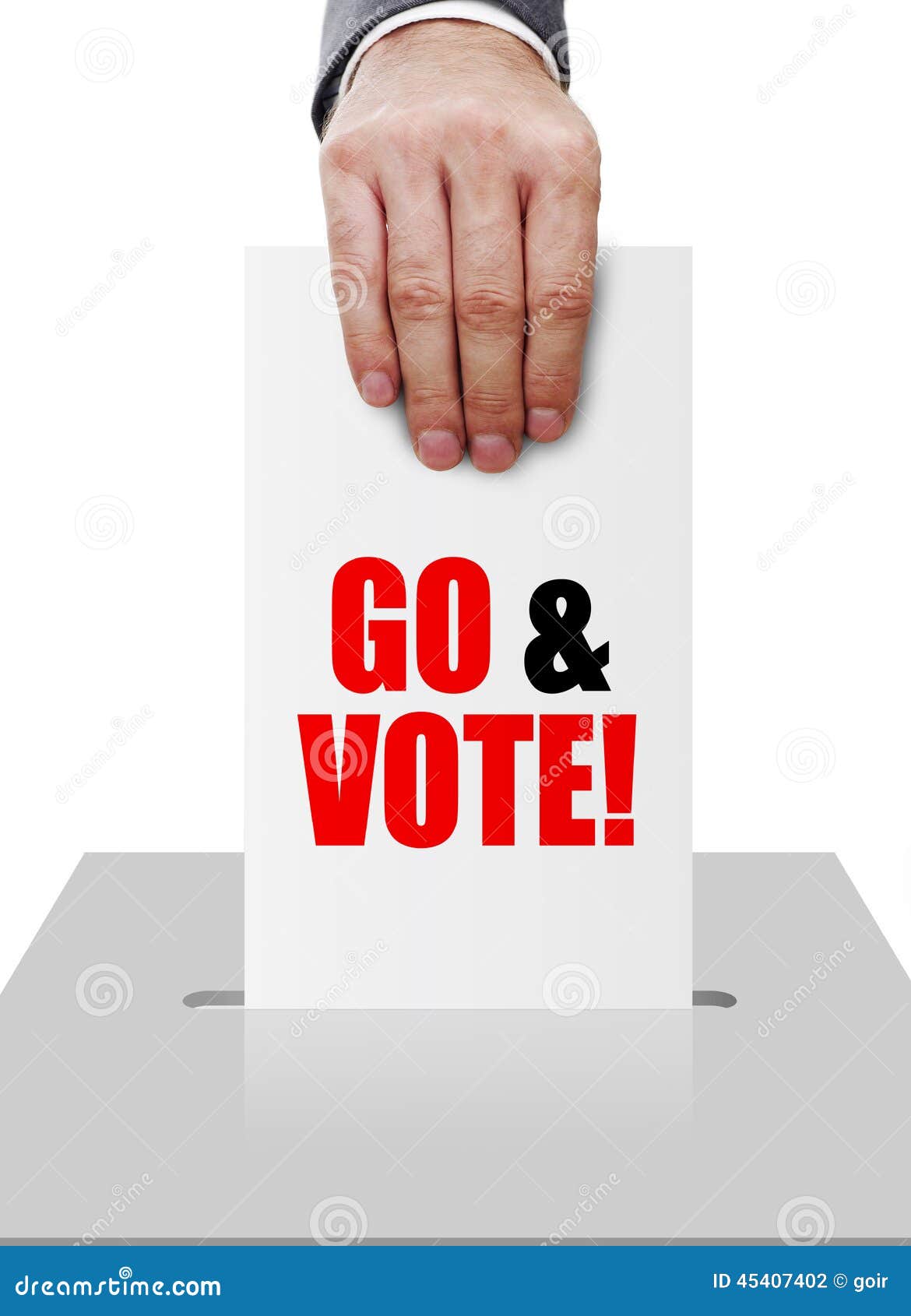 Go and vote stock photo. Image of government, people - 45407402