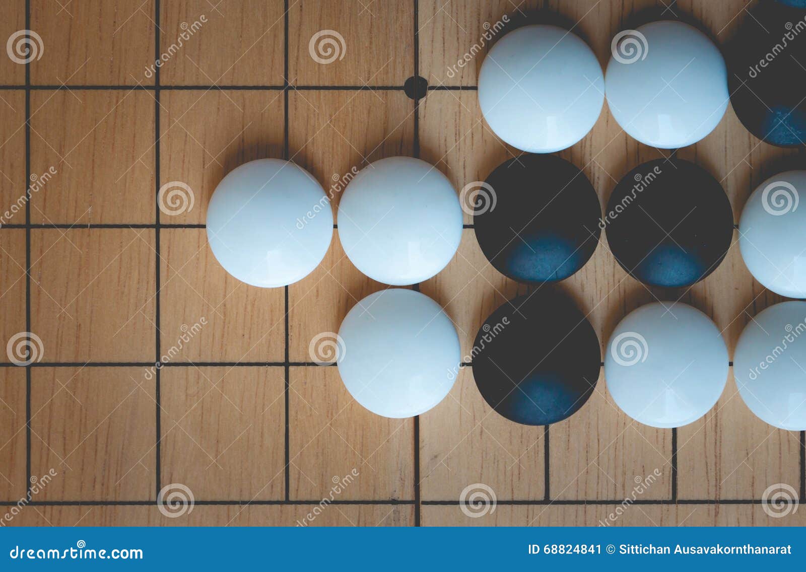 Go or Weiqi board game stock image. Image of china, leisure - 68824841