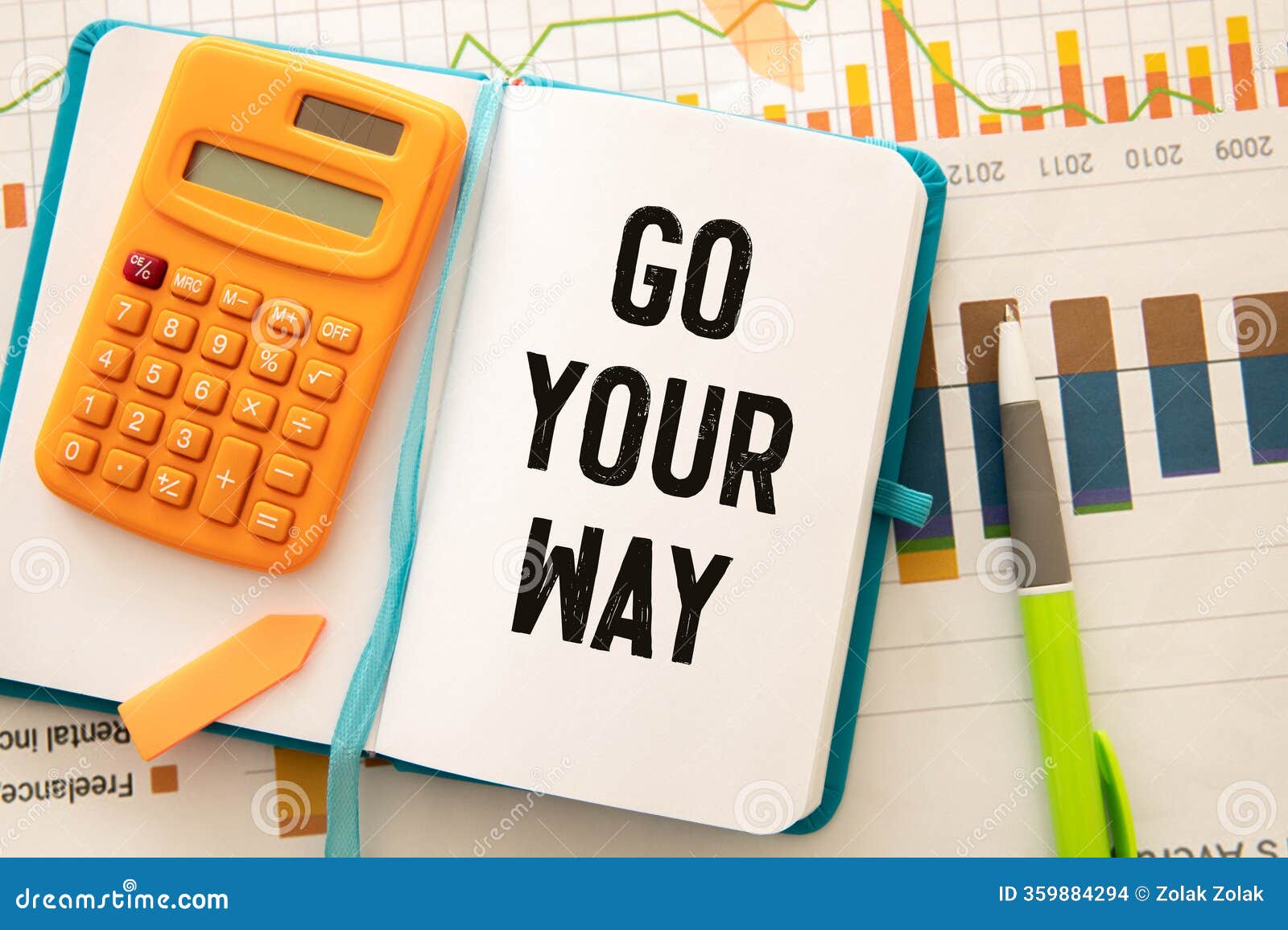 GO YOUR WAY Text on Torn Paper Stock Photo - Image of adventure ...