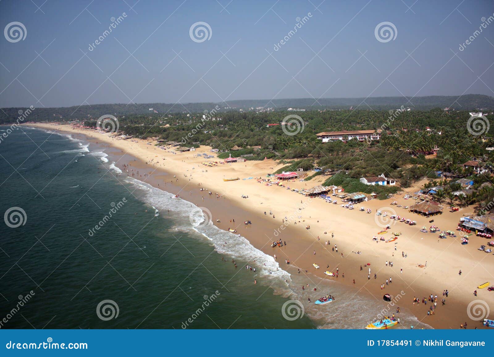 Goa Beach stock image. Image of picturesque, beautiful - 17854491