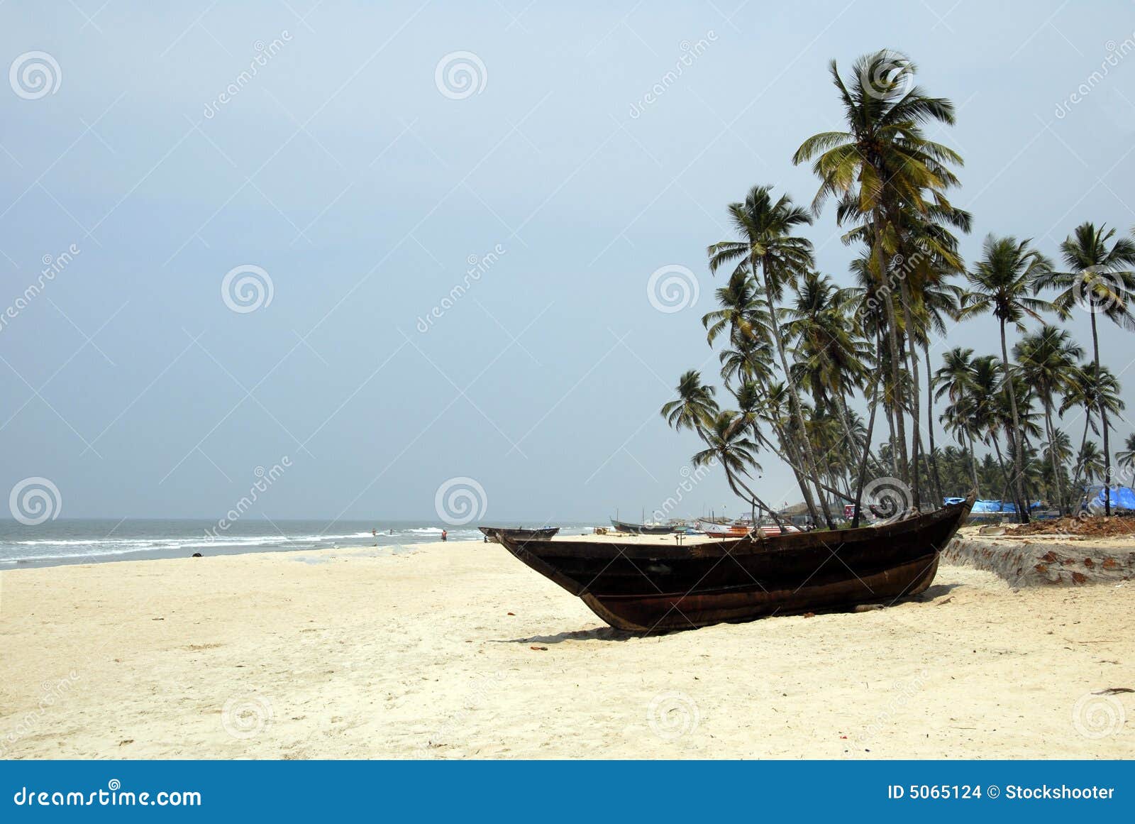 Goa Beaches Colva stock photo. Image of trees, india, silt - 5065124