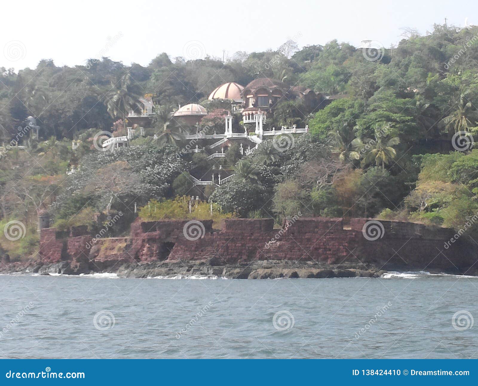 Goa stock photo. Image of hilly, beach, construction - 138424410