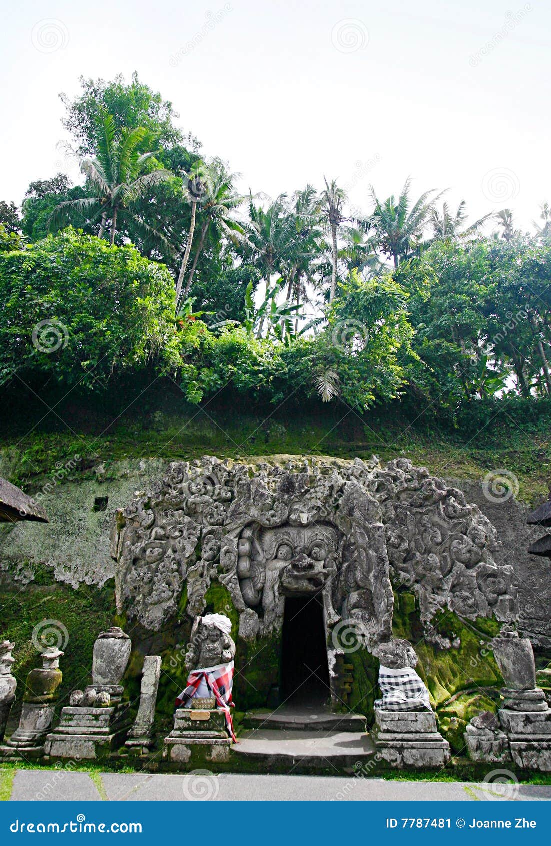 Goa Gajah, Bali Indonesia stock image. Image of elephants - 7787481
