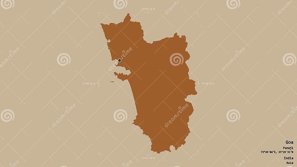 Goa - India. Bounding Box. Pattern Stock Illustration - Illustration of ...