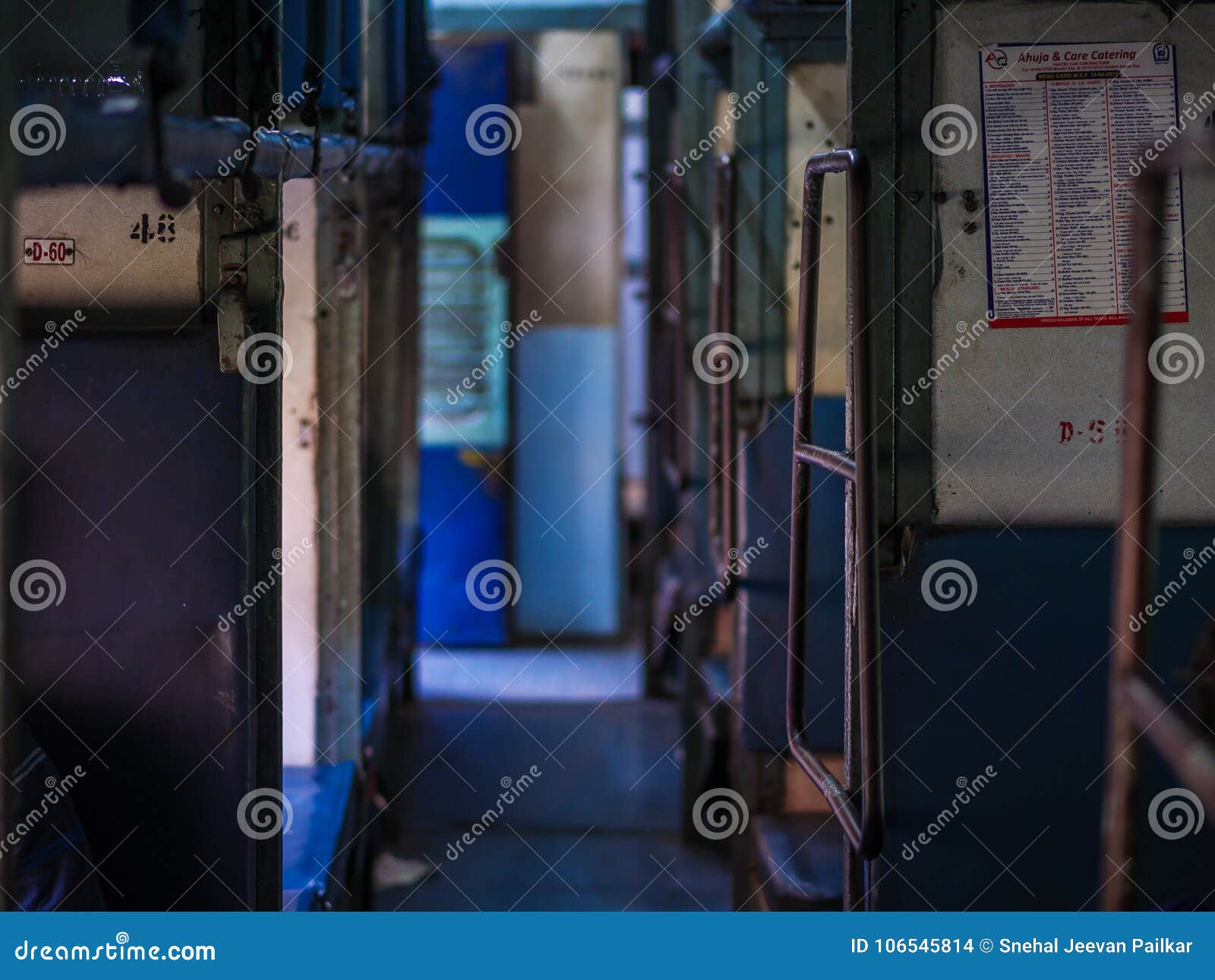 Inside Indian Railway Compartment Editorial Stock Image - Image of ...