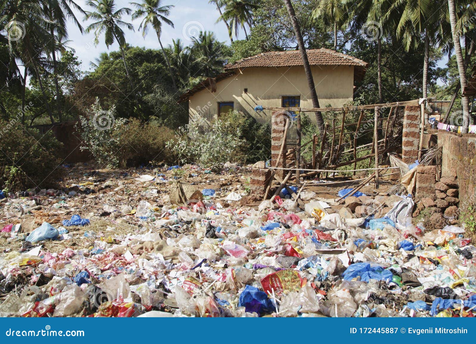 Garbage Dump, Landfill, Atoll Sand Beach, Tarawa, Kiribati, Micronesia ...