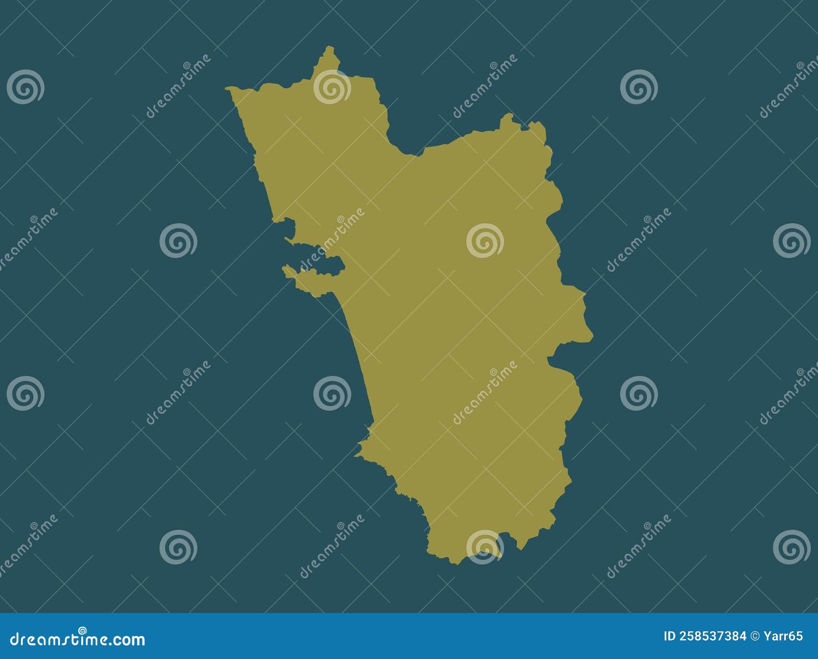 Goa, India. Solid. No Legend Stock Illustration - Illustration of delhi ...