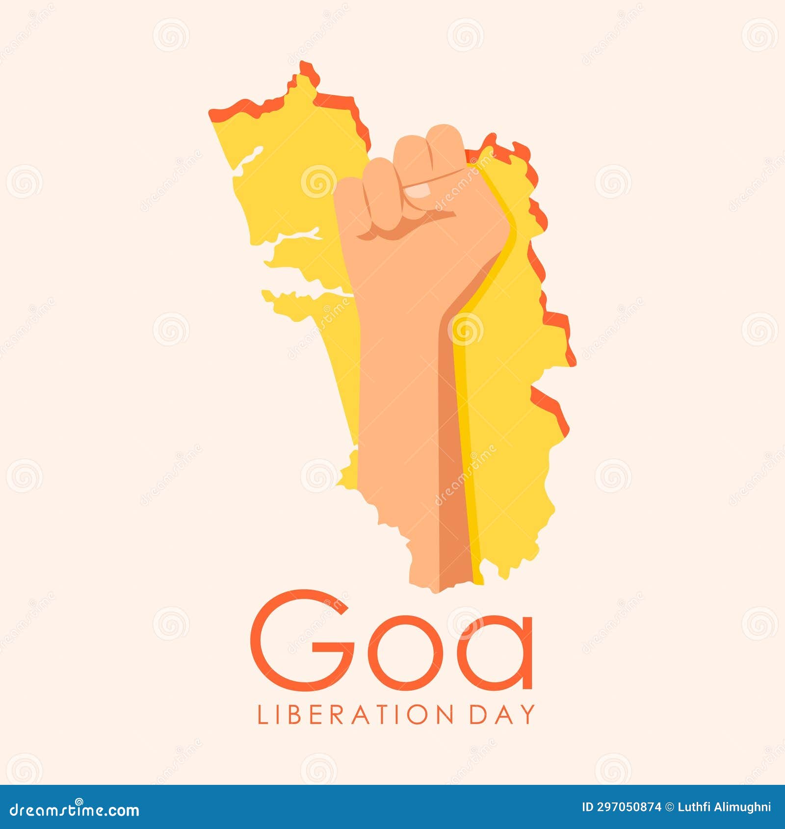 Goa Liberation Day Poster Template Vector Stock Vector - Illustration ...