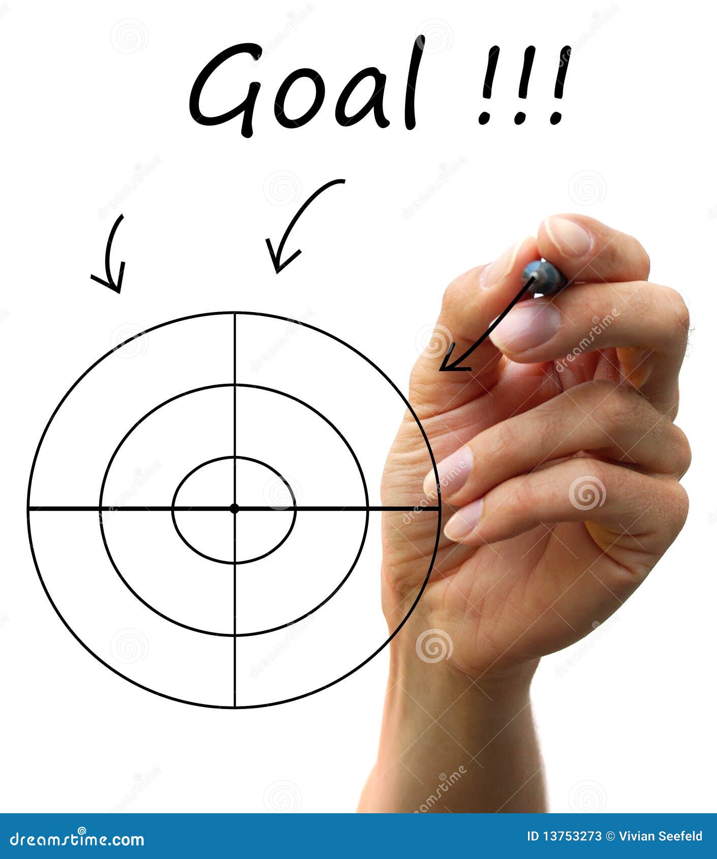 Goal stock image. Image of hand, competition, aiming - 13753273