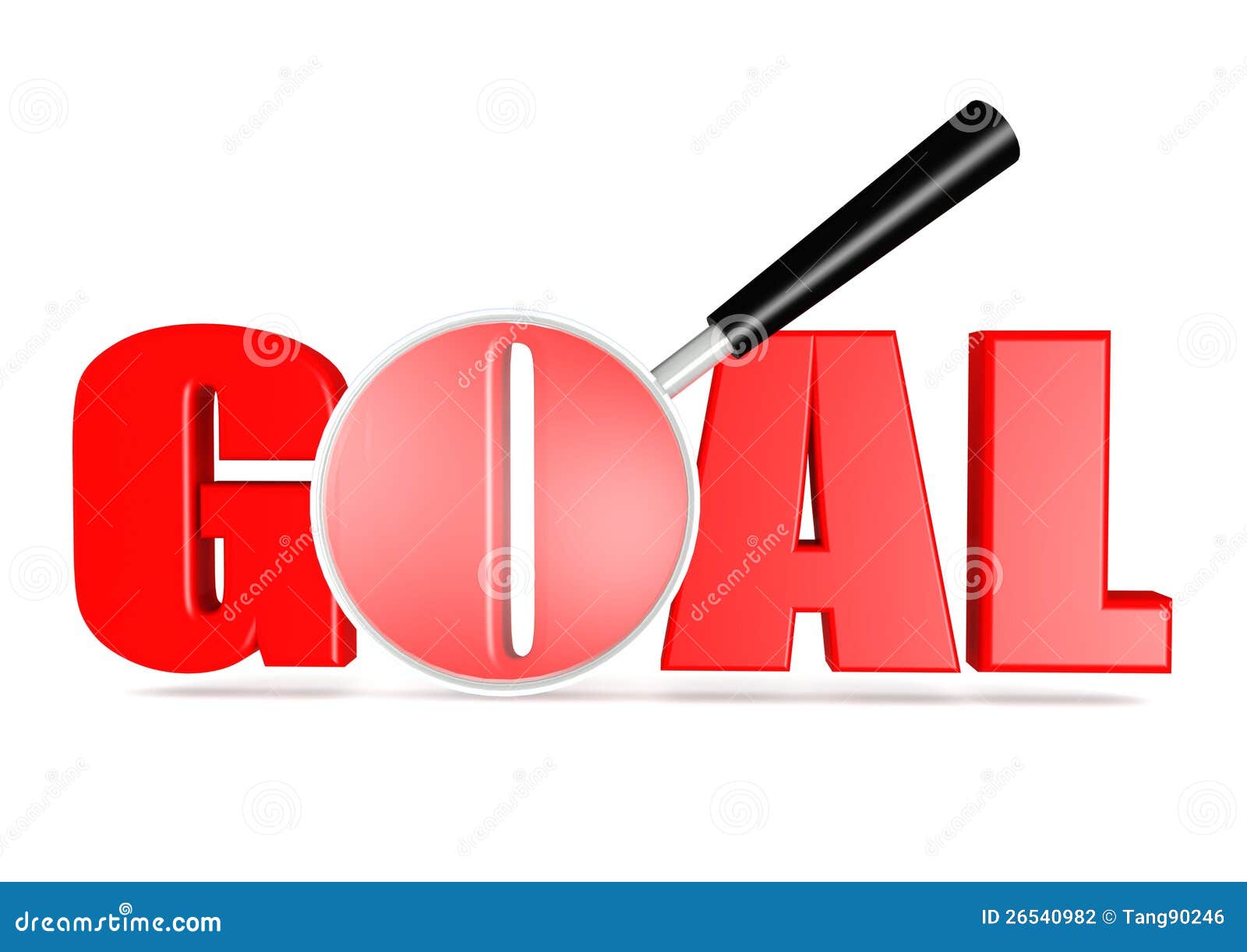 Goal stock illustration. Illustration of defocused, success - 26540982