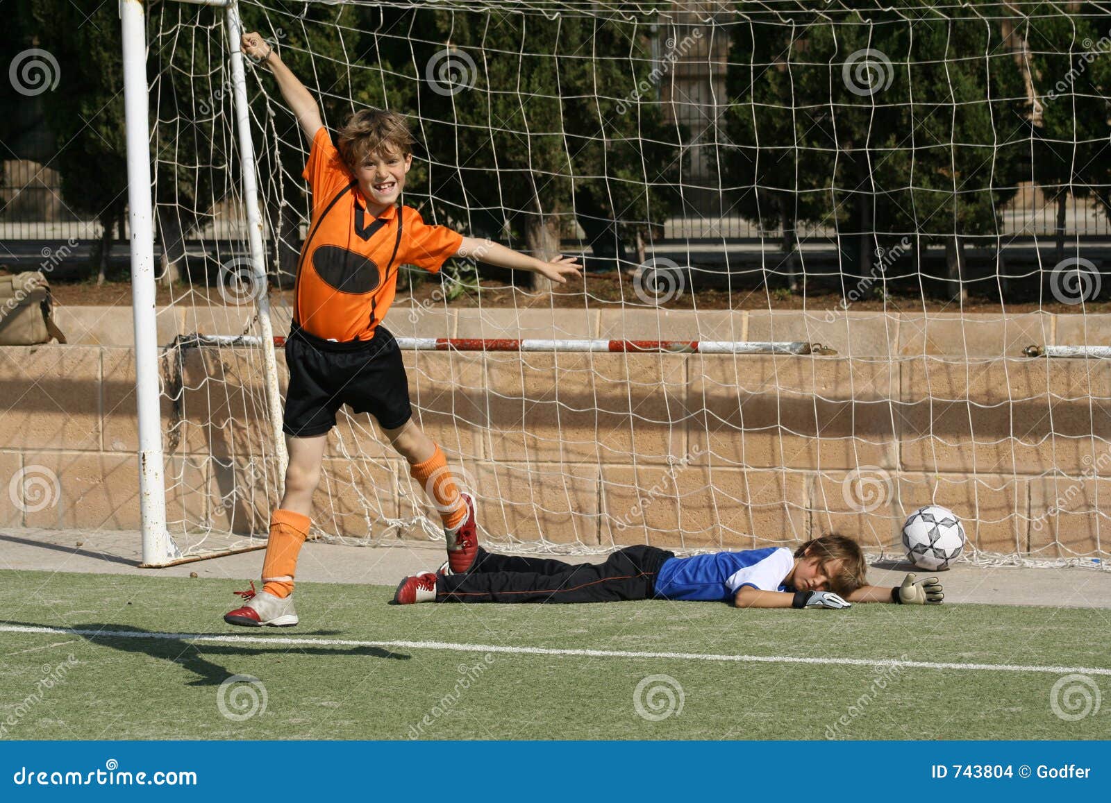 Goal stock photo. Image of play, lose, victory, childhood - 743804