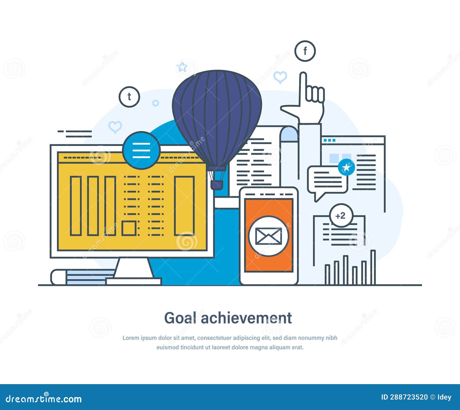 Challenge, Achieving Ambitious Aim Concept. Person Overcoming Obstacles ... Challenge, Achieving Ambitious Aim Concept. Person Overcoming Obstacles ...