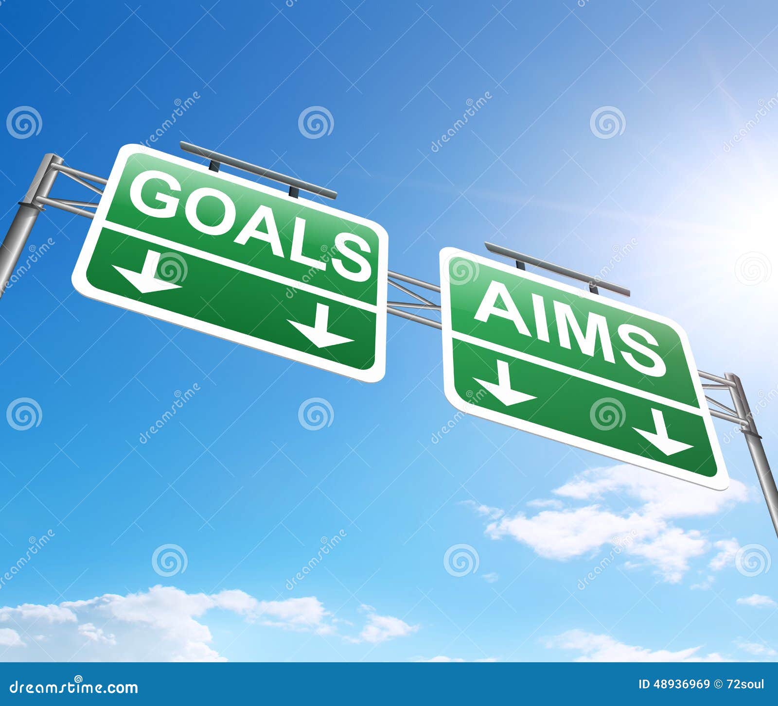 Goal and aims concept. stock illustration. Illustration of aspiration ... Goal and aims concept. stock illustration. Illustration of aspiration ...