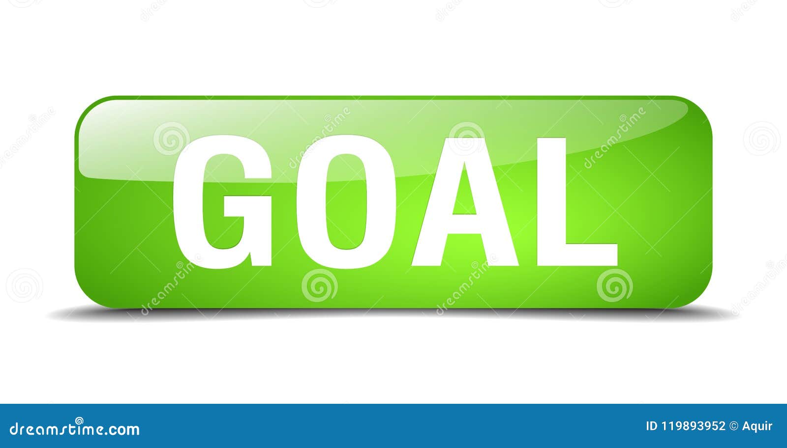 Goal button stock vector. Illustration of notice, glass - 119893952
