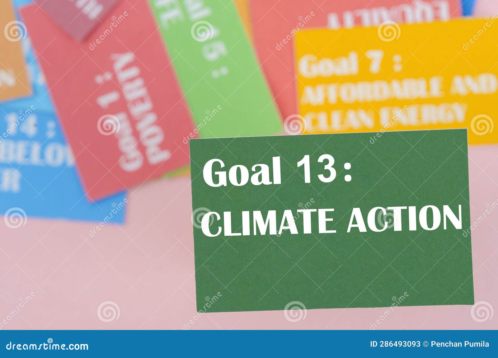The Goal 13 : Climate Action. the SDGs 17 Development Goals Environment ...