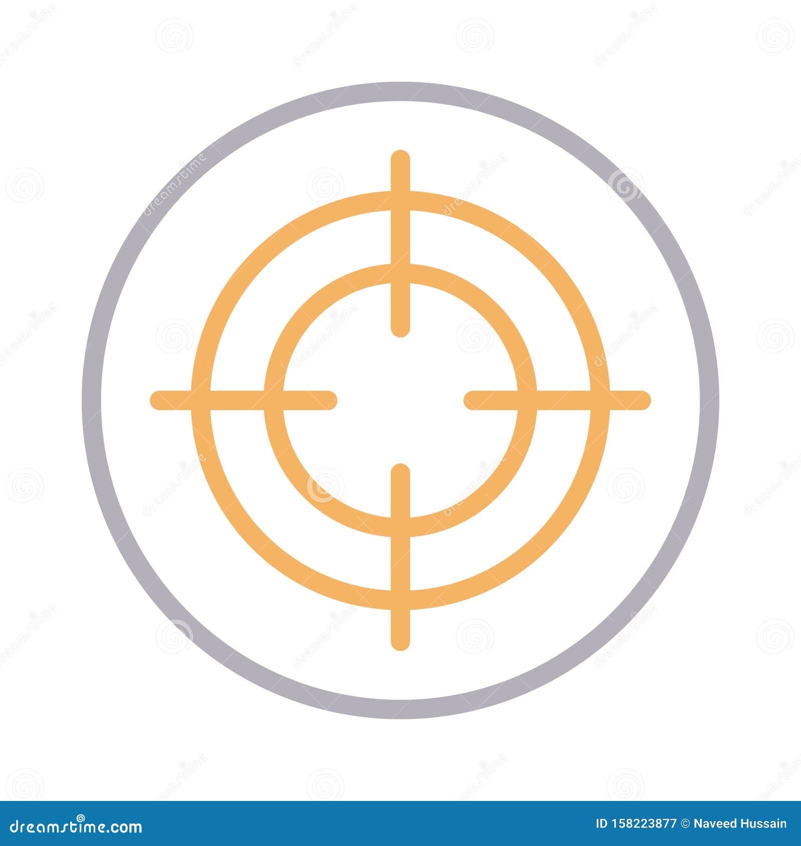 Goal Color Line Vector Icon Stock Vector - Illustration of shooting ...
