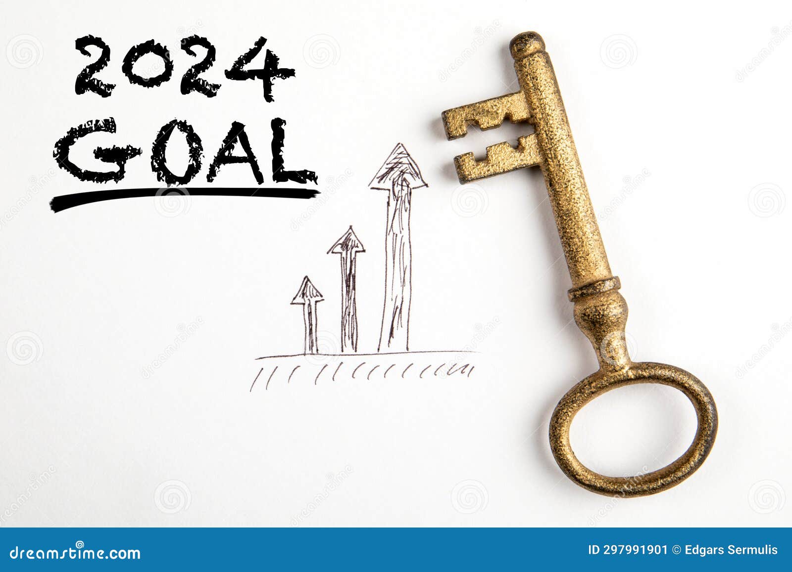 2024 Goal Concept. Business Action Plan Strategy Stock Image - Image of date, motivation: 297991901