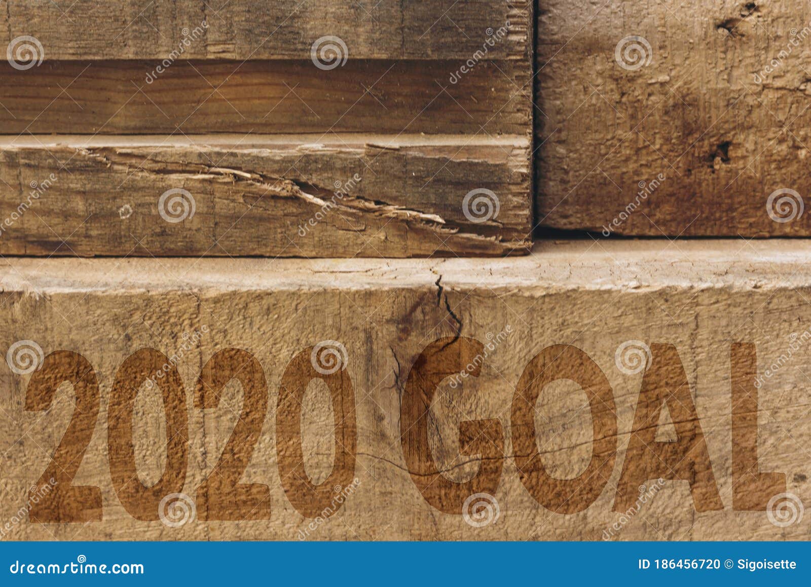 2019 Goal Concept on Wooden Grunge Cube Stock Photo - Image of growth ...