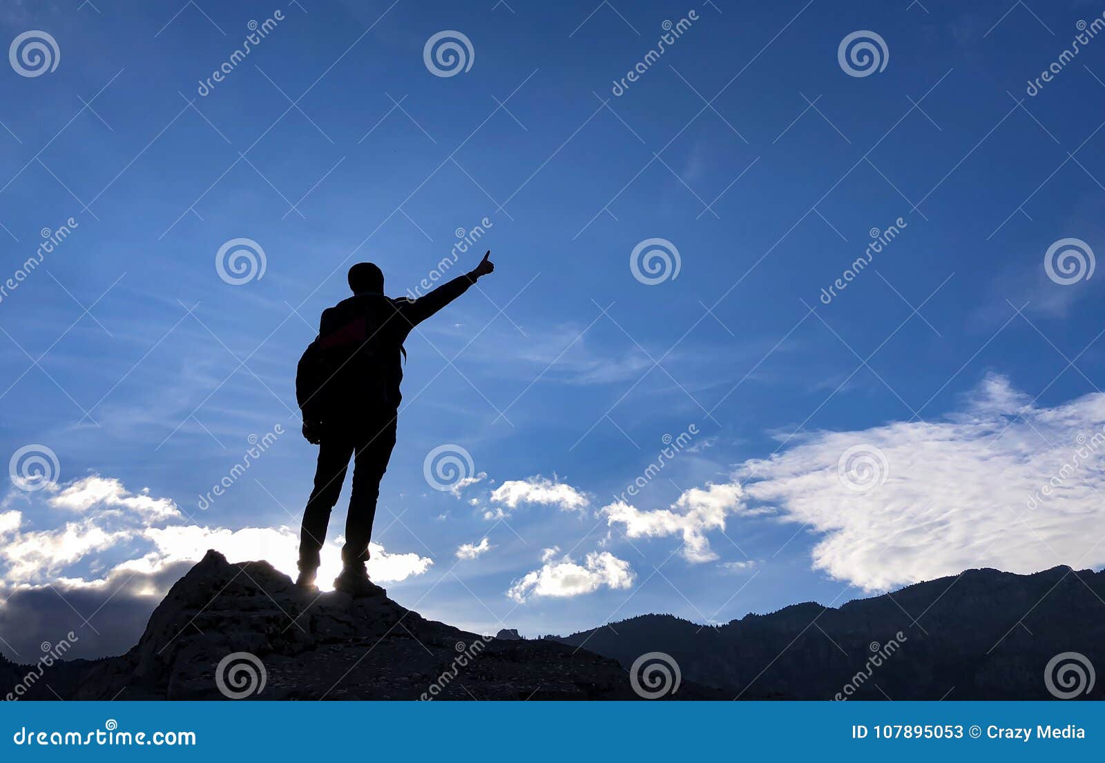 Successful, Determined and Challenging Person Stock Image - Image of ...