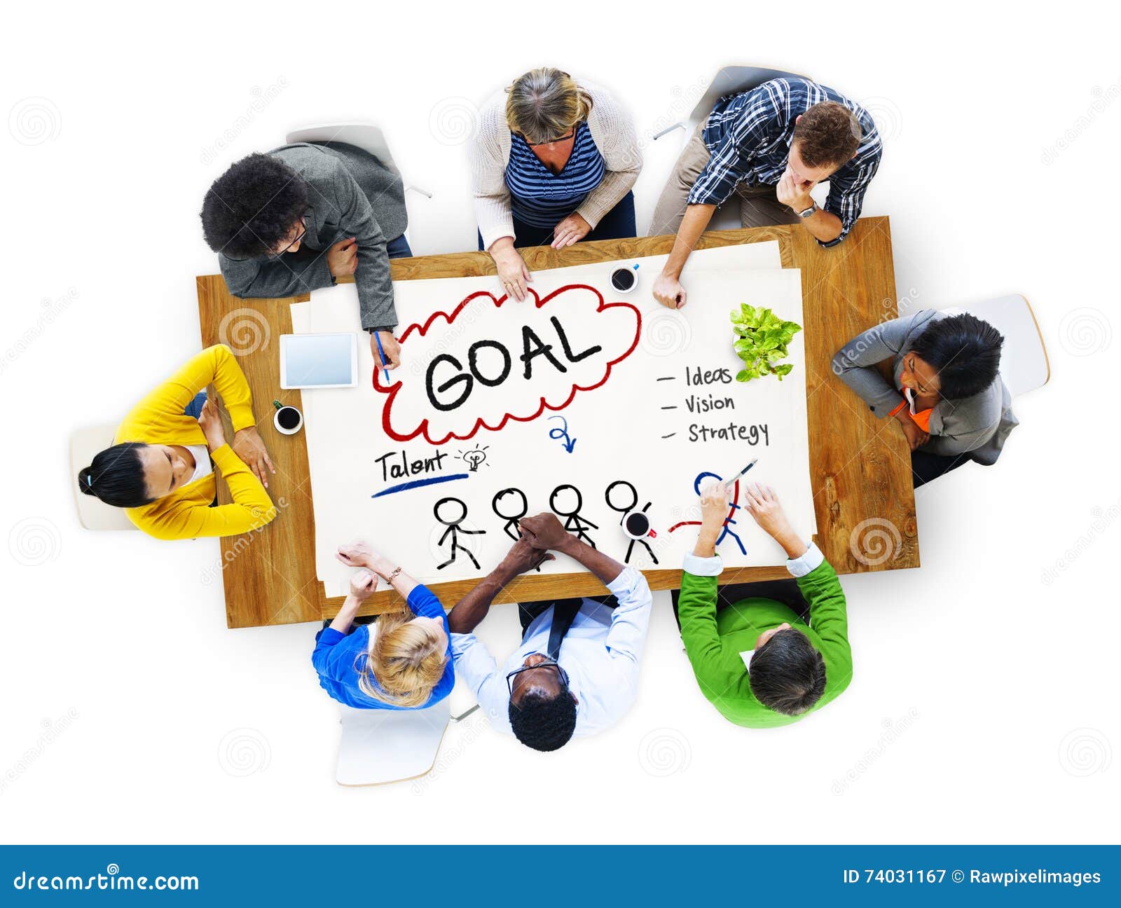 Goal Expectation Target Mission Aim Concept Stock Image - Image of ...