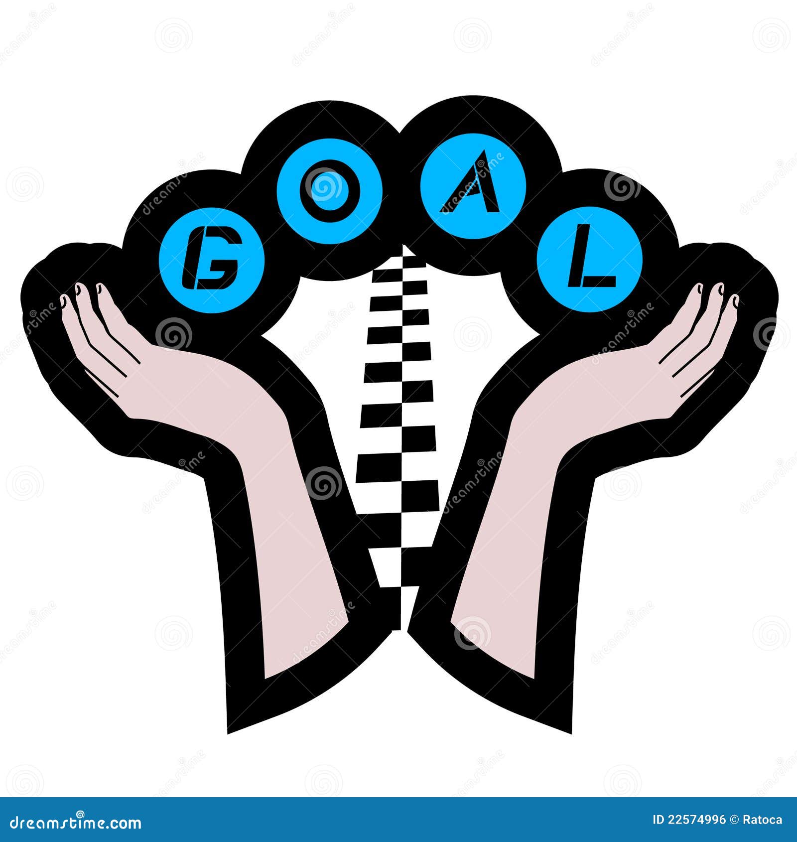 Goal icon stock vector. Illustration of victory, championship - 22574996