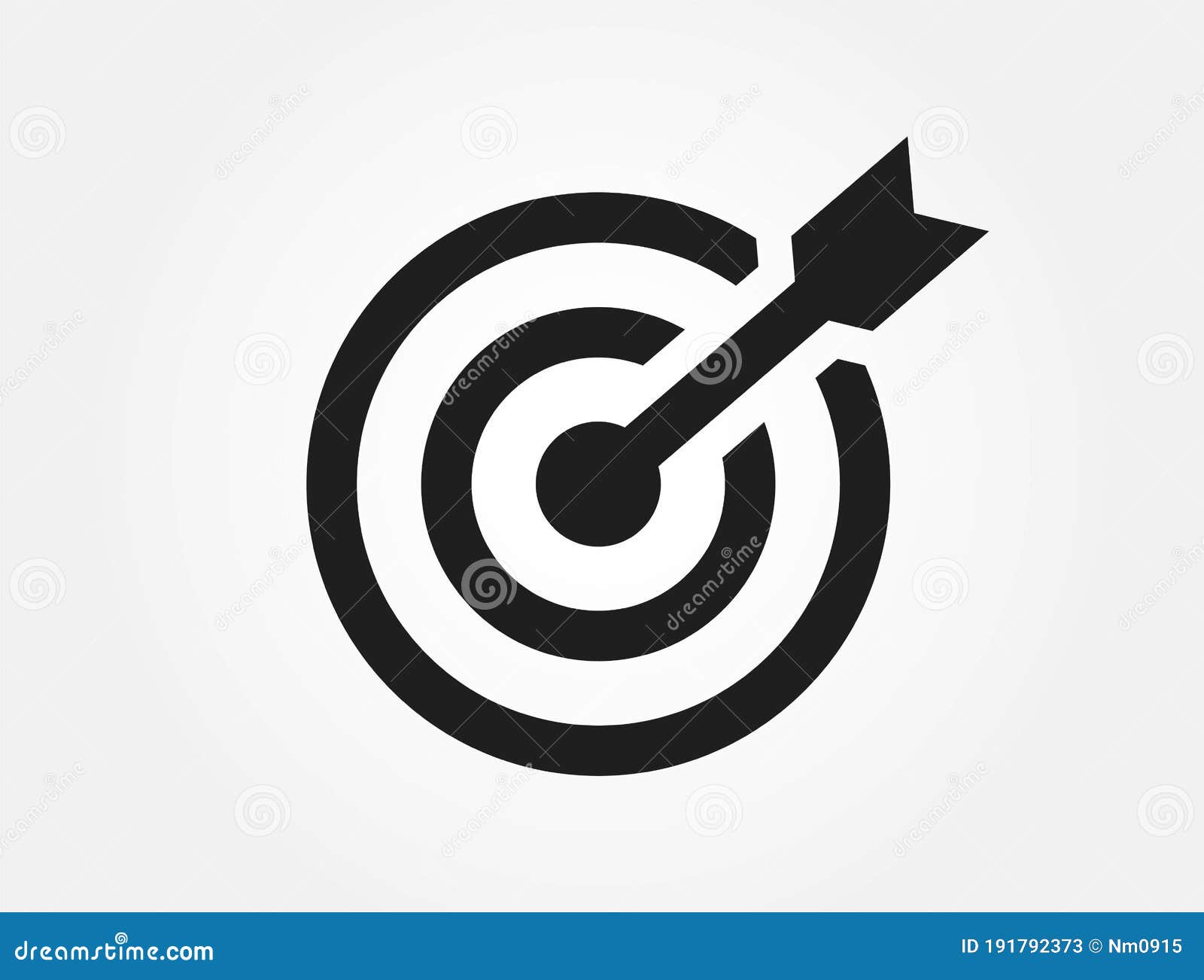 Goal Icon. Target Symbo and Infographic Element Stock Vector ...