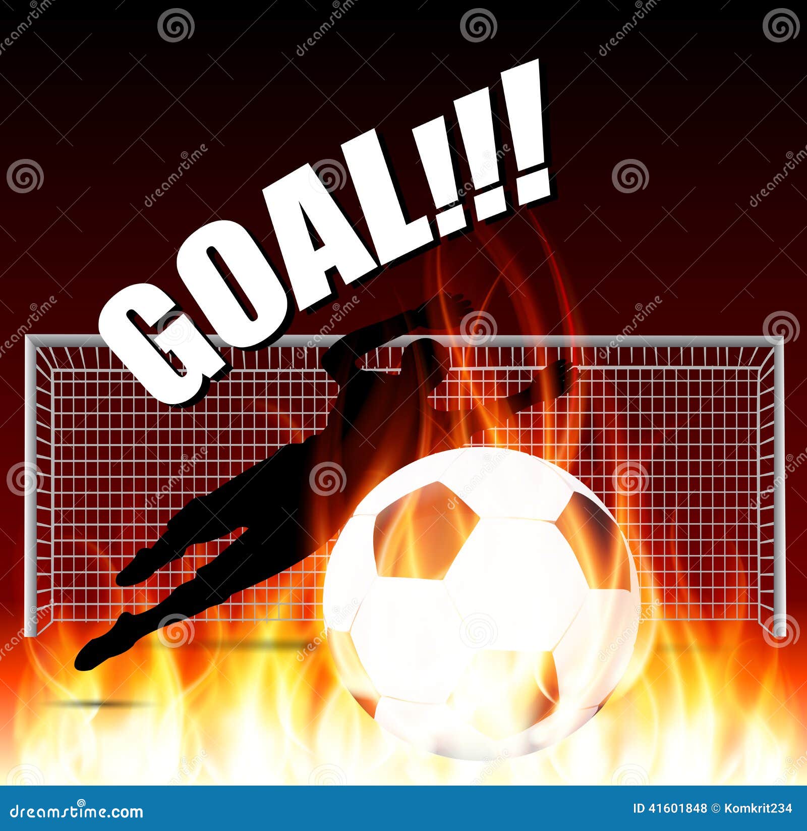 Goal Fire Text Flame Flames Burn Burning Hot Explosion Royalty-Free ...