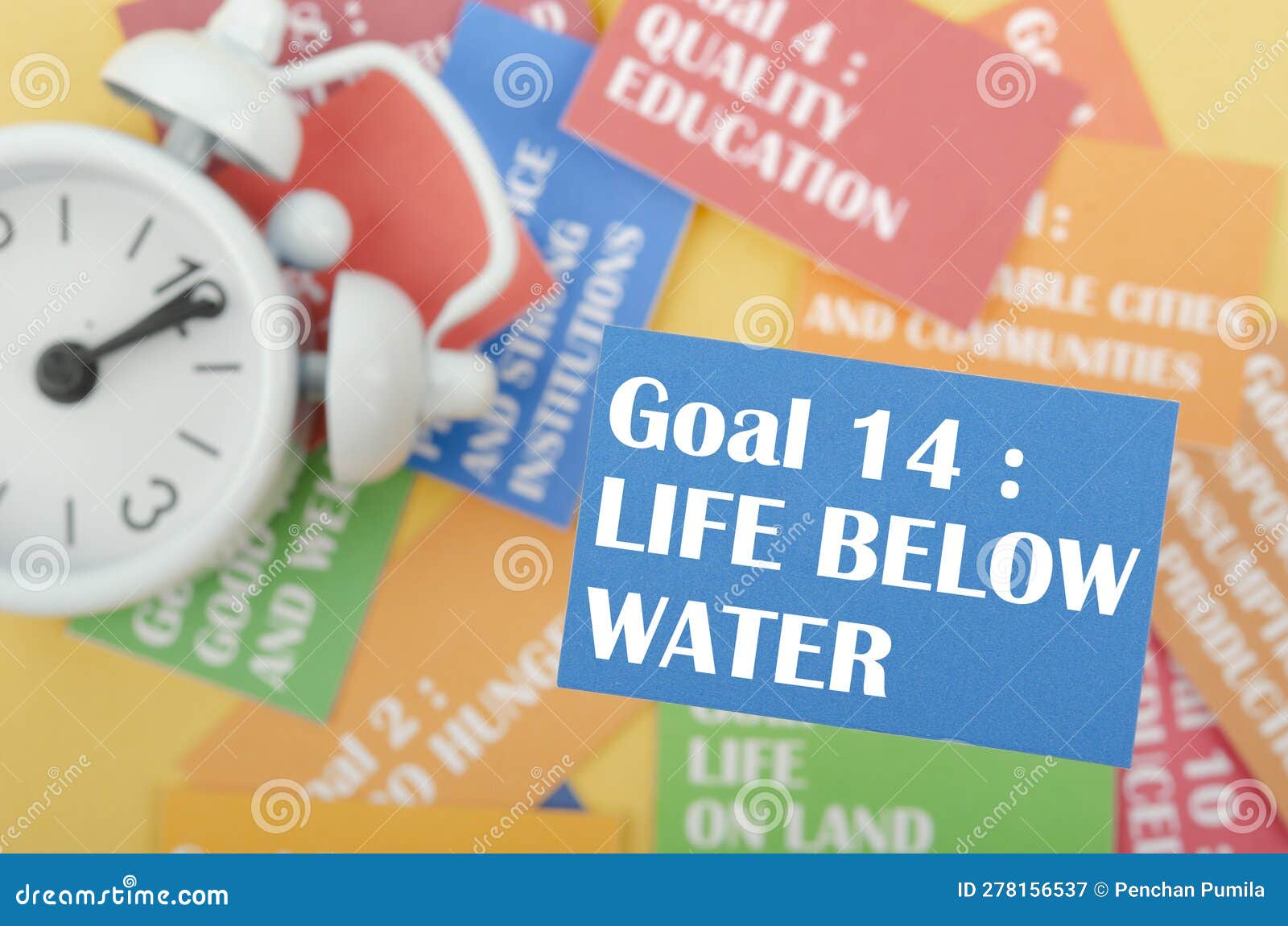 The Goal 14 : Life Below Water. the SDGs 17 Development Goals ...
