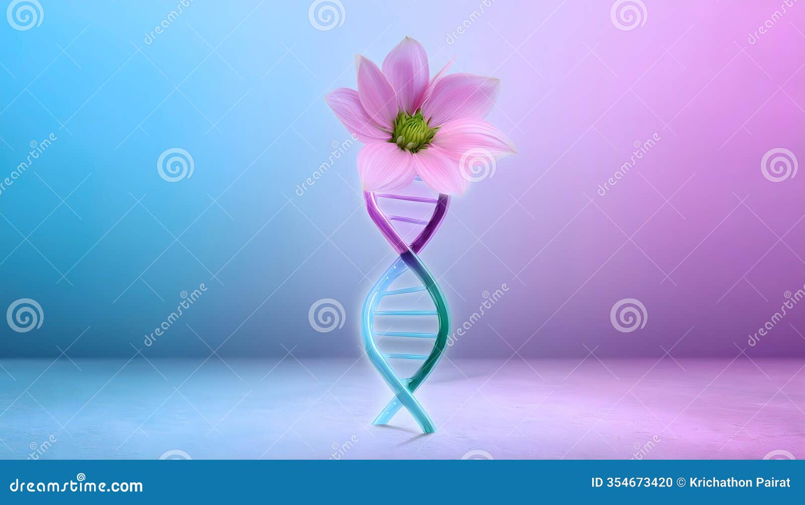 Goal of Life, Growth and Motivation: Abstract DNA Helix Transforming ...