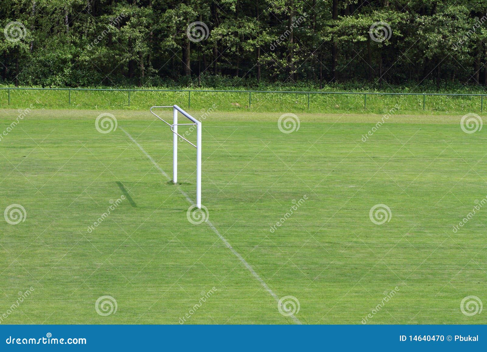 Goal without net stock photo. Image of indoor, floor - 14640470