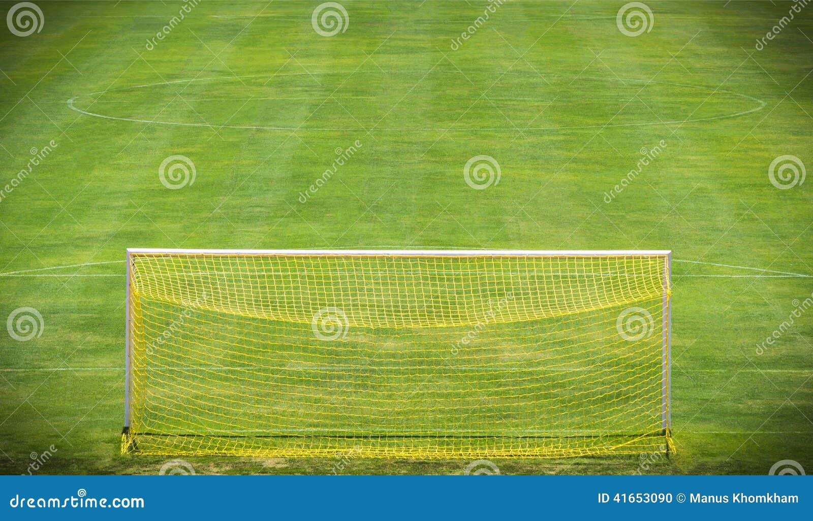 Goal net on green field stock photo. Image of shoot, goalkeeper - 41653090